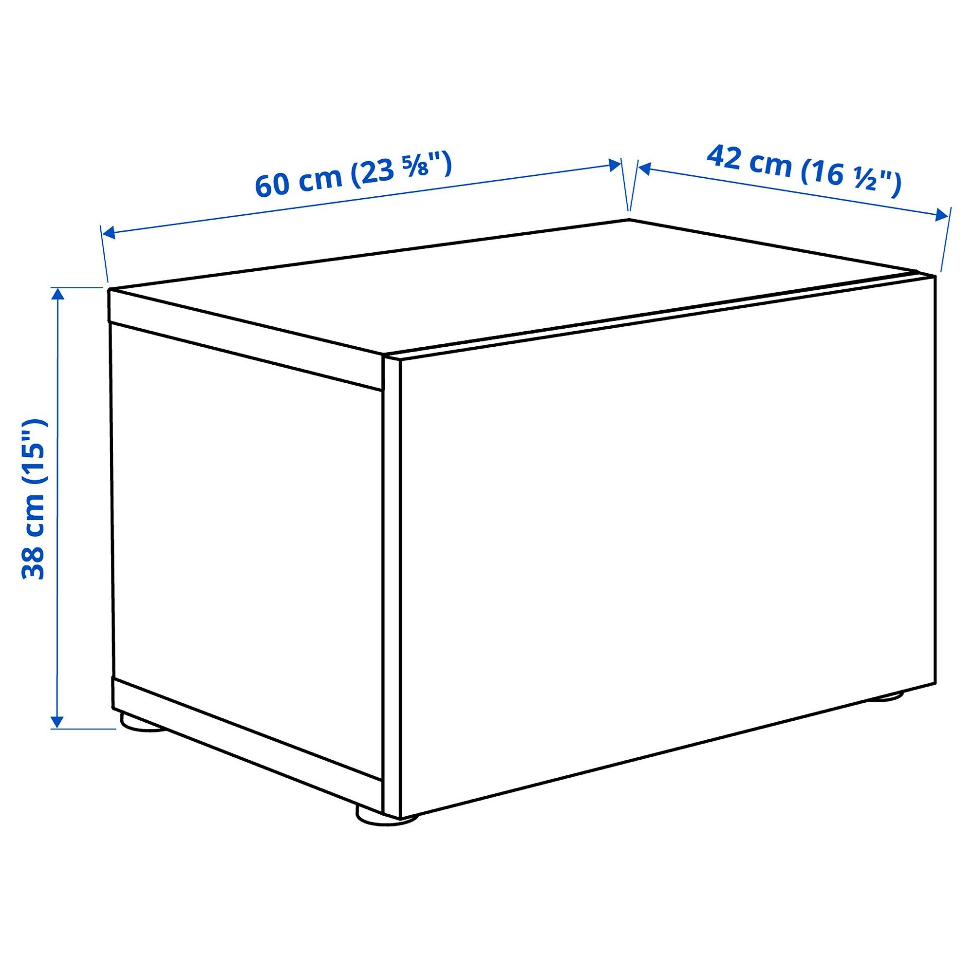 Besta White 60x40x38 Cm Cabinet Unit 39046790 Ikea
