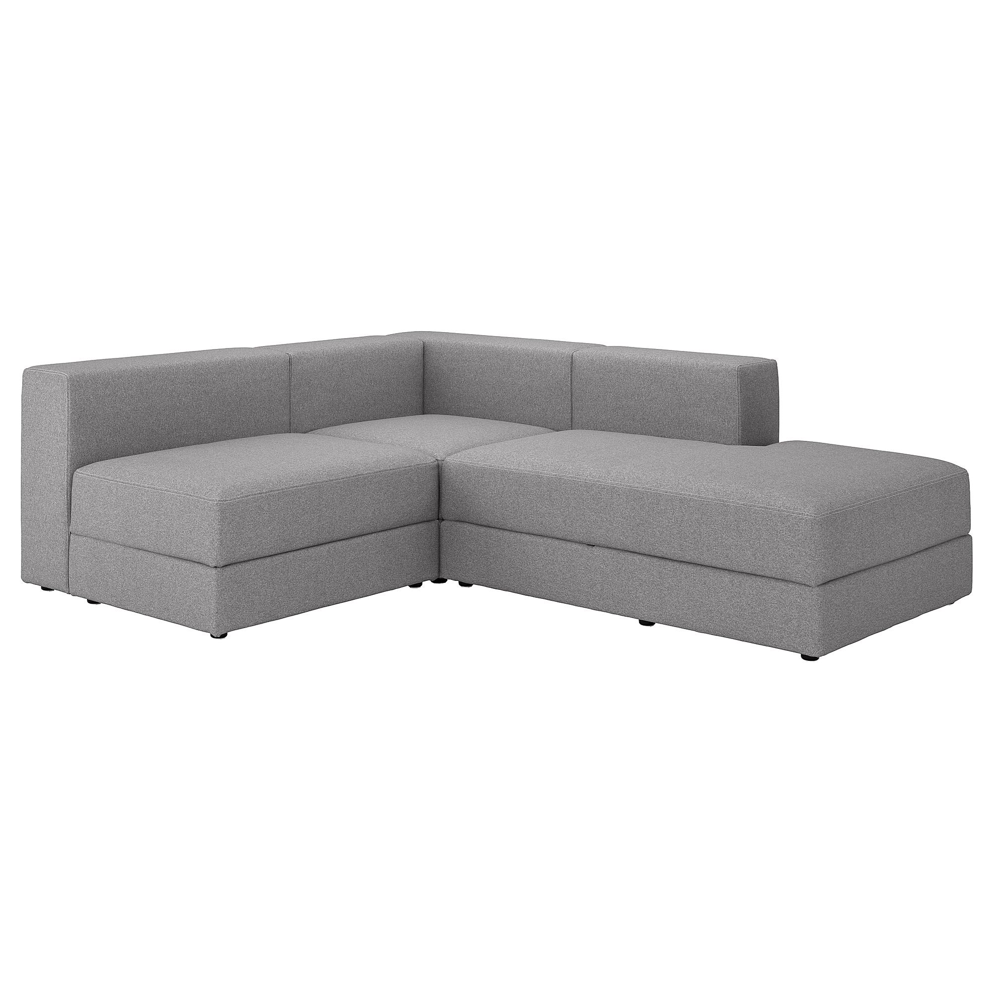 JATTEBO tonerud grey corner sofa - 29485186 | IKEA