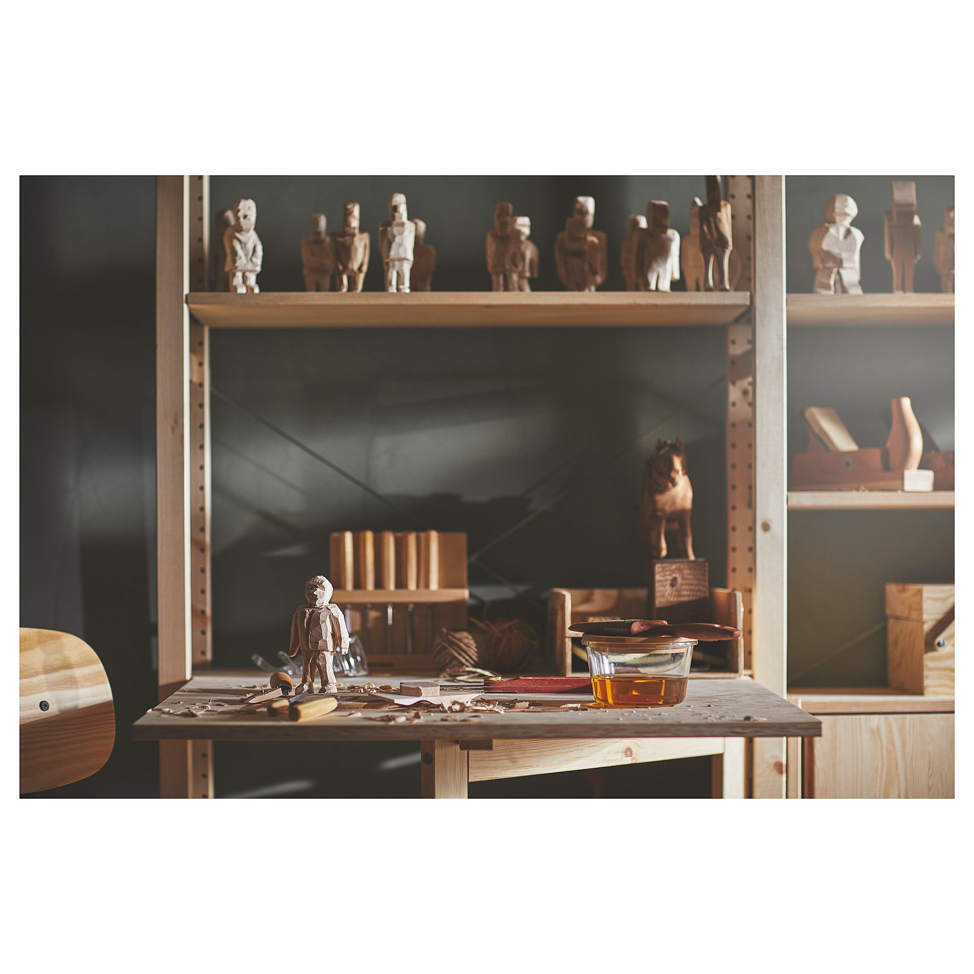 IVAR pine 80x30-91 cm folding table - 40512466 | IKEA