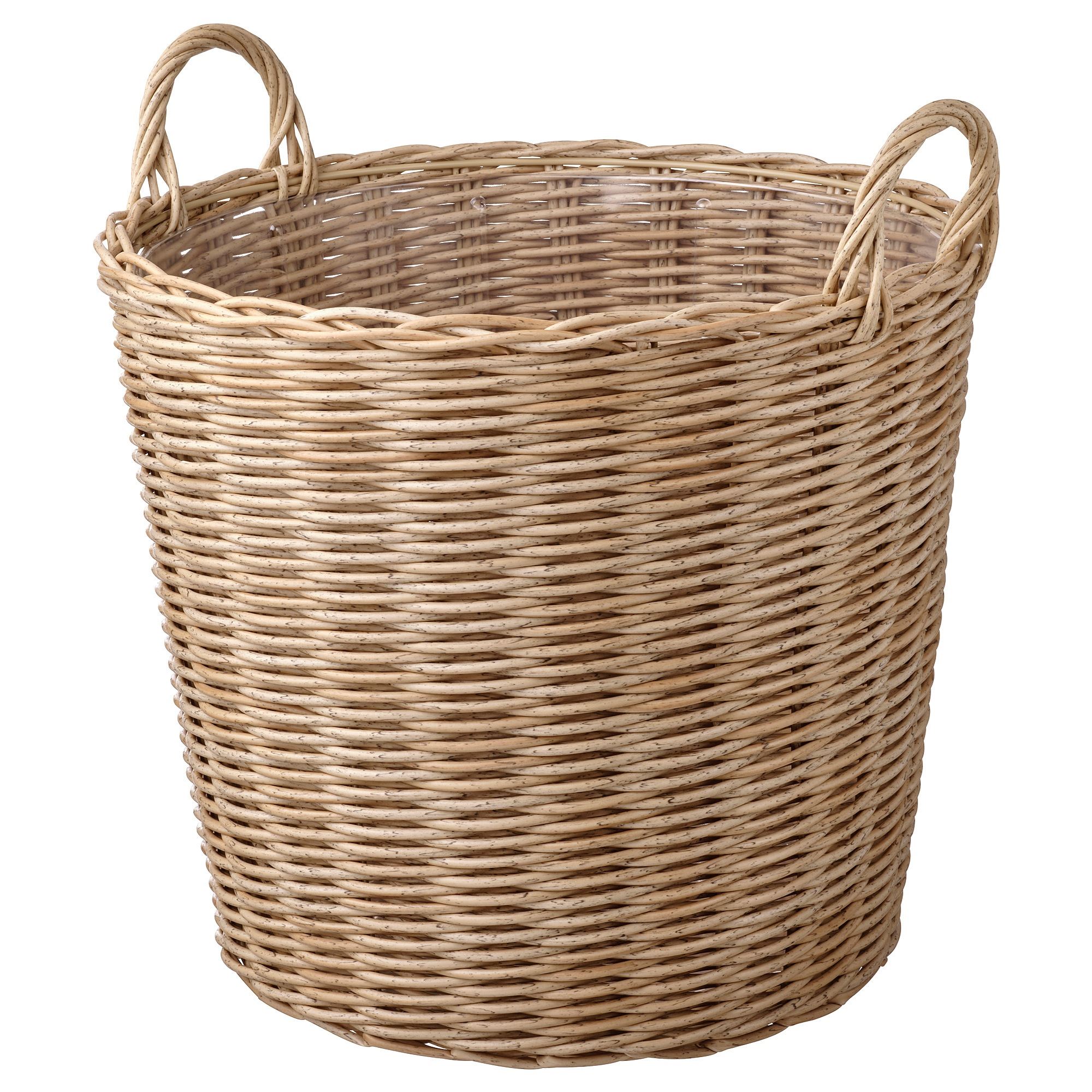 FLODBJÖRK brown 41 cm plastic plant pot - 60612064 | IKEA