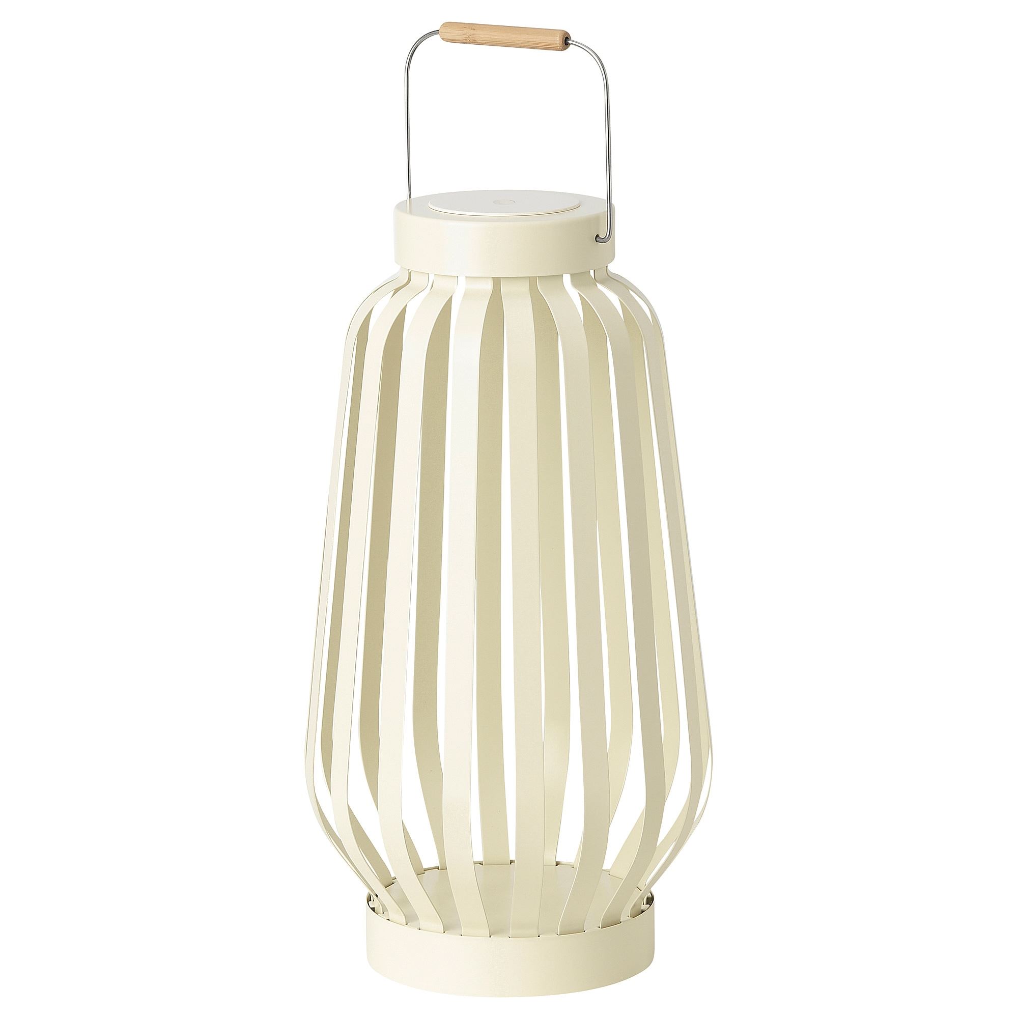 SOMMARLANKE beige LED lantern - 40543986 | IKEA