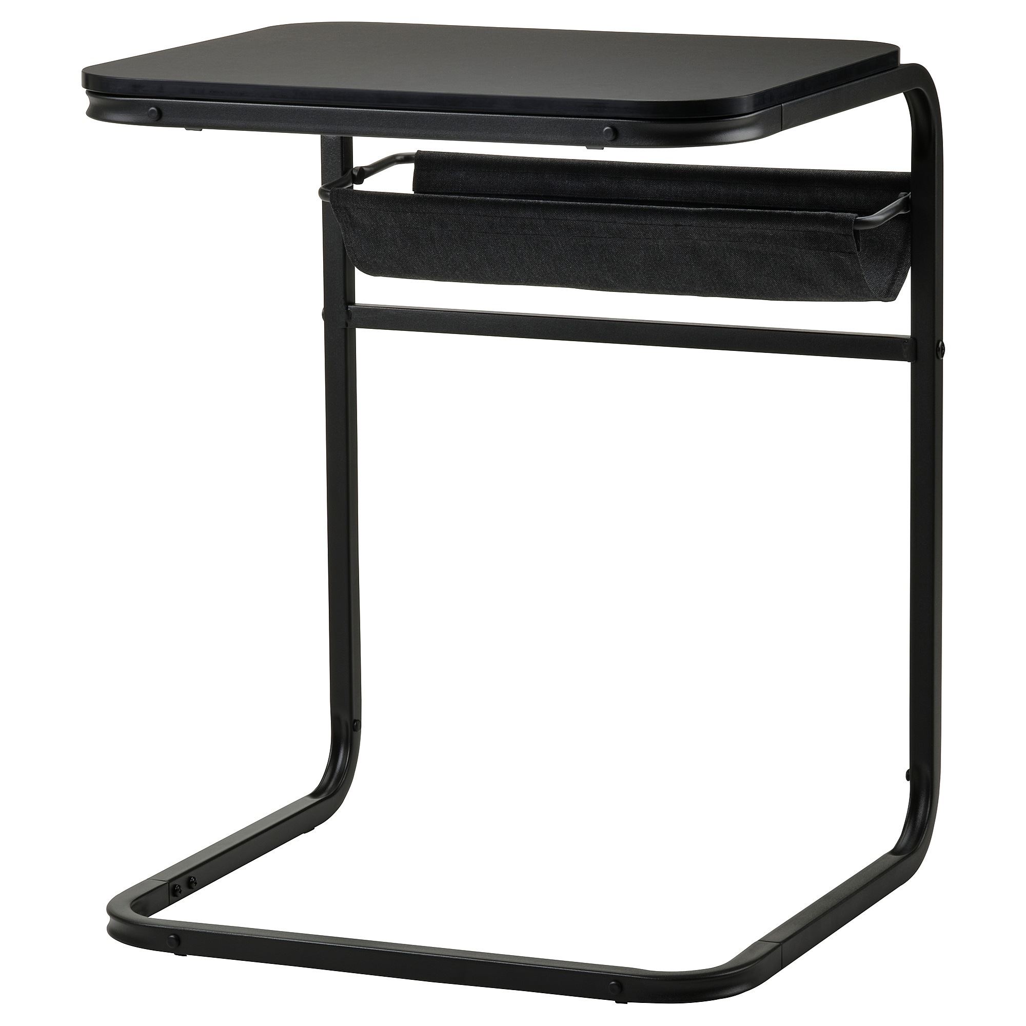OLSERÖD black/dark grey 53x50 cm side table - 40530917 | IKEA