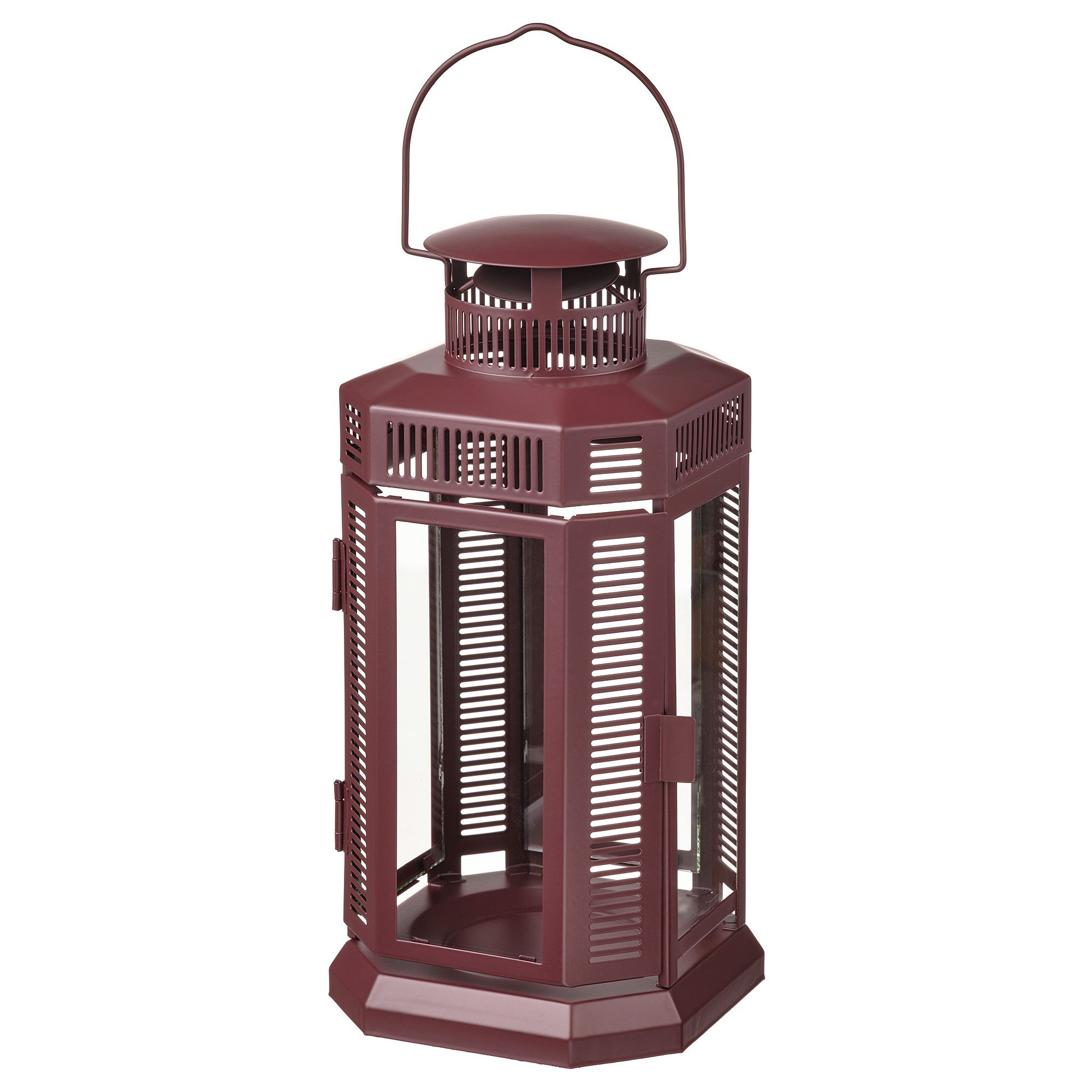 ENRUM brown-red 28 cm lantern - 20548089 | IKEA