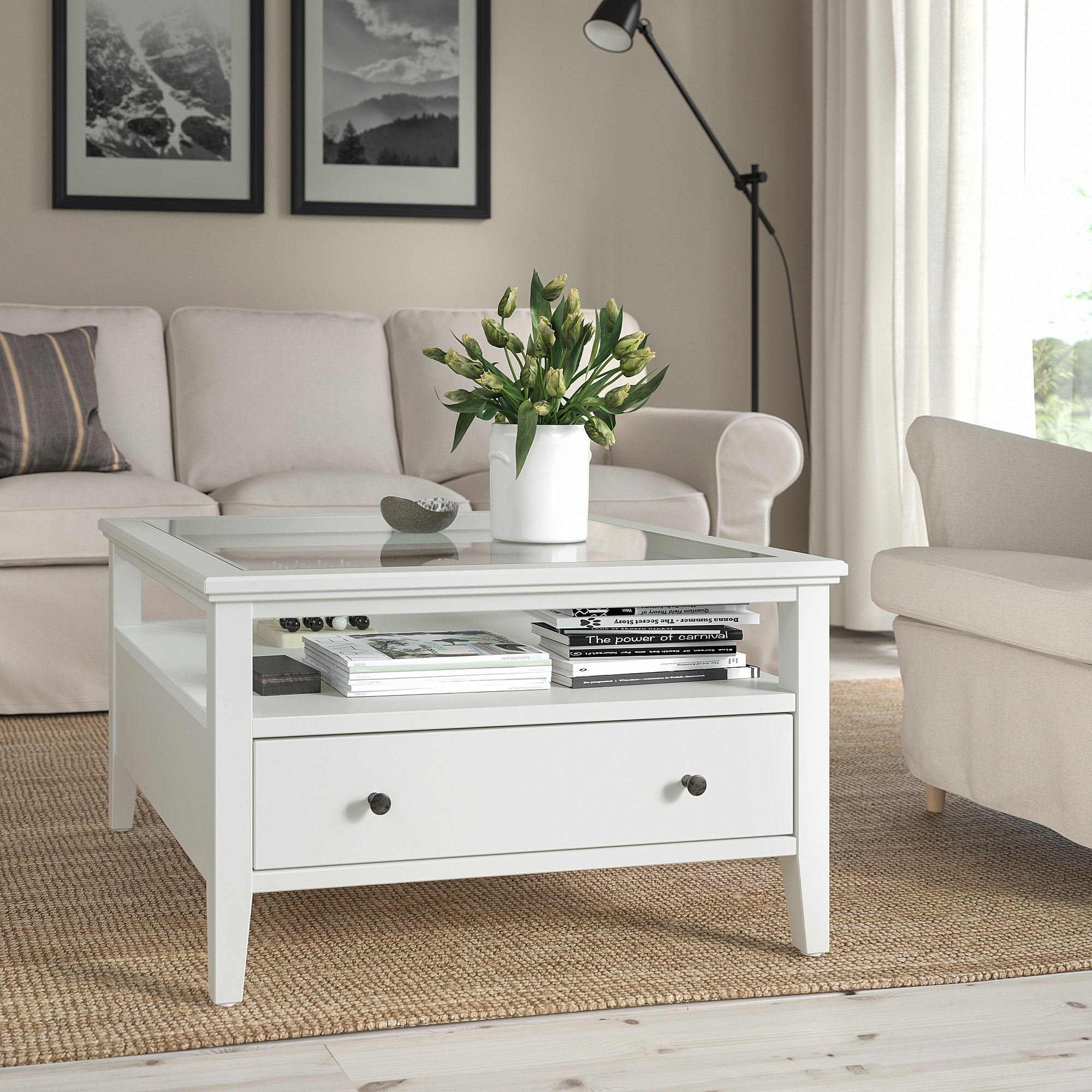IDANAS white 80x80 cm coffee table - 40500005 | IKEA