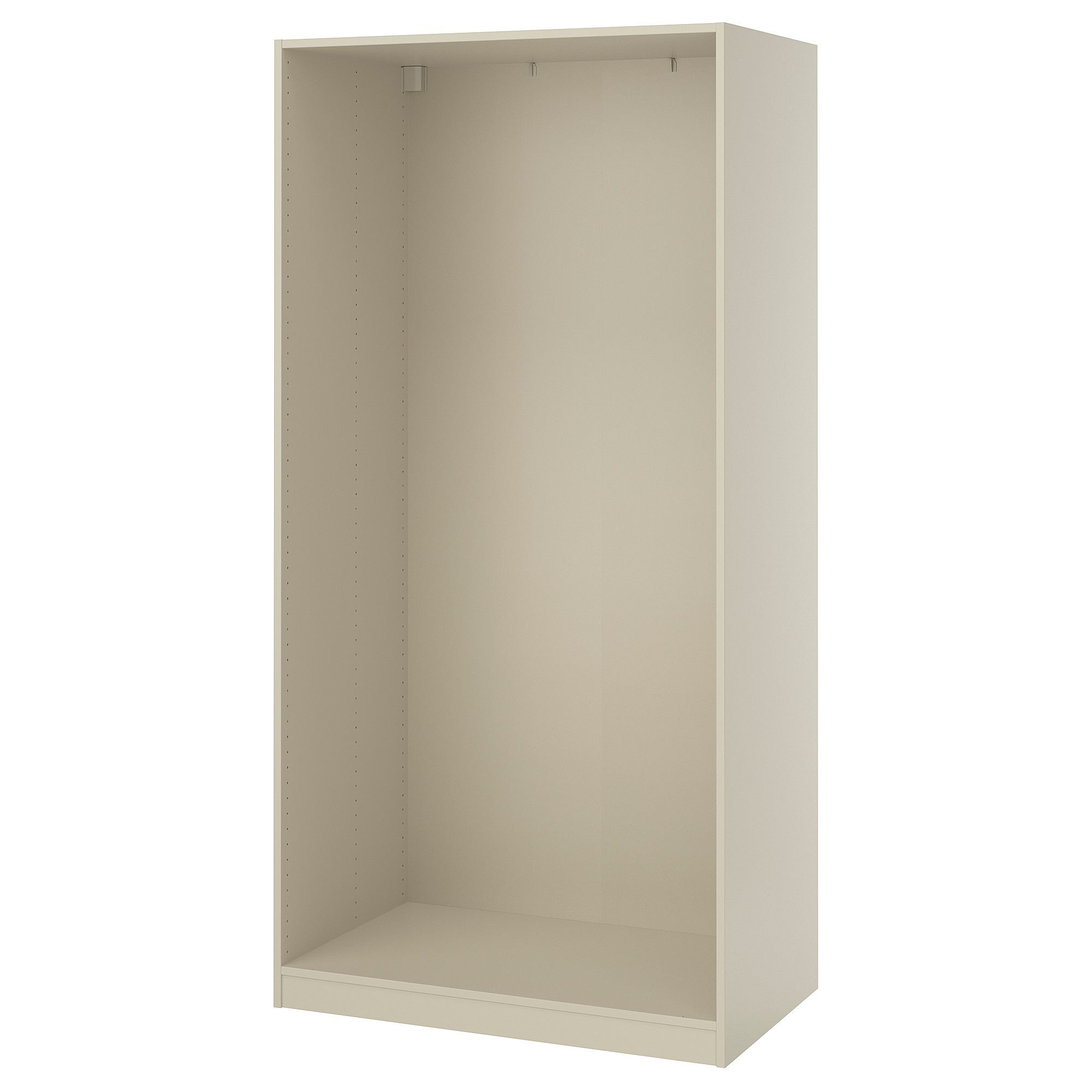 PAX beige 100x58x201 cm wardrobe frame - 90458202 | IKEA