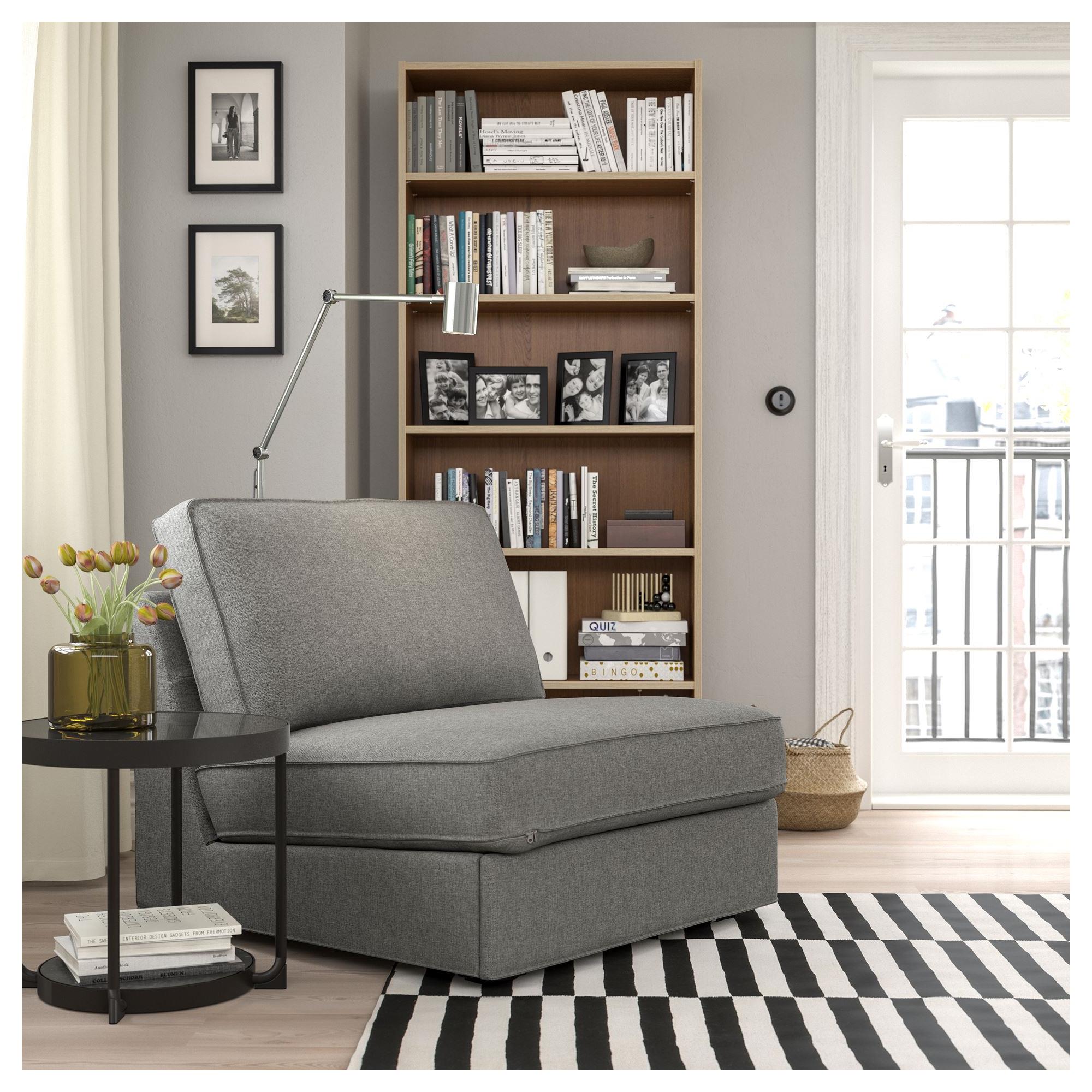 KIVIK tibbleby beige/grey 1 seat sofa-bed - 39470231 | IKEA
