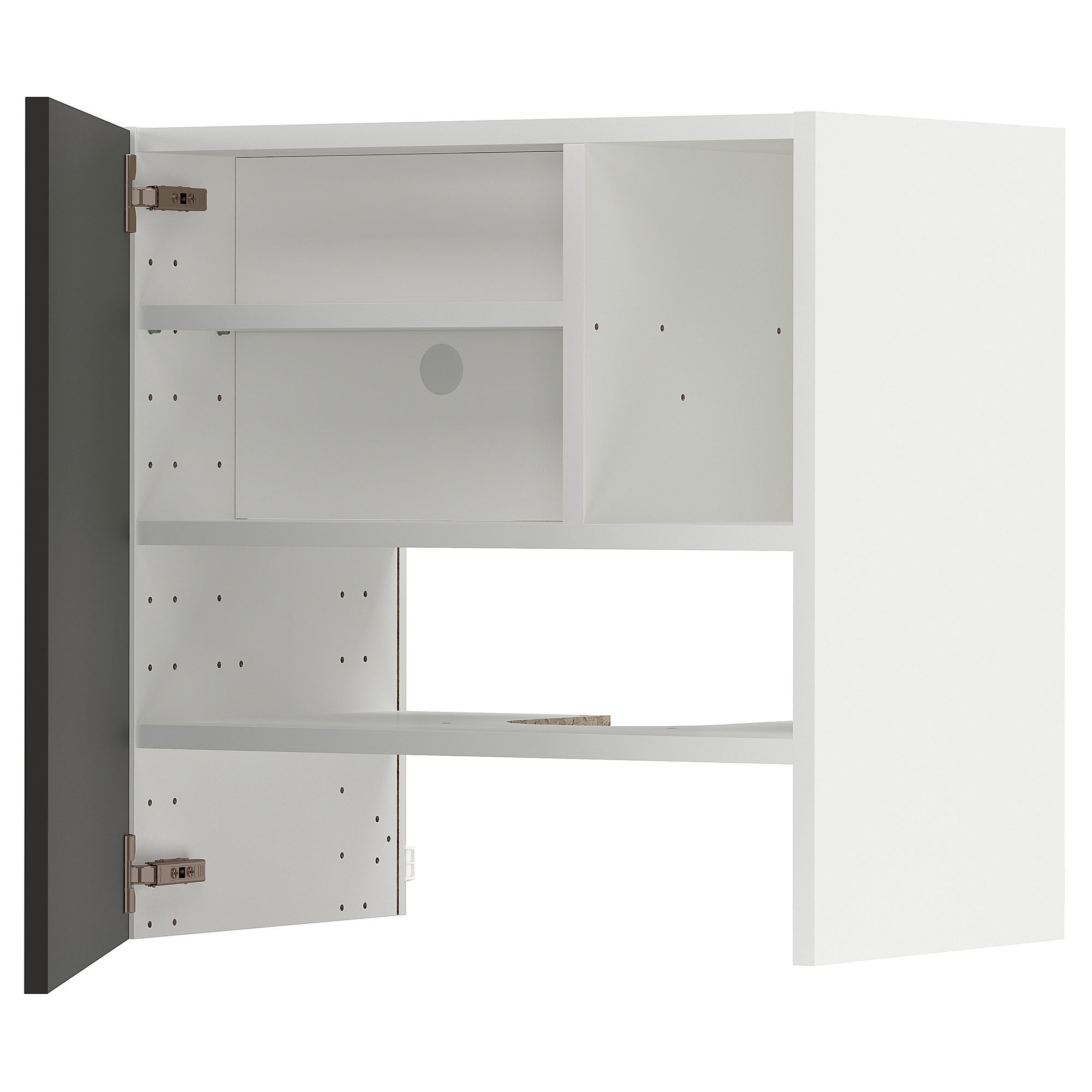METOD NICKEBO matte anthracite-dark grey 60x60 cm extractor cabinet ...