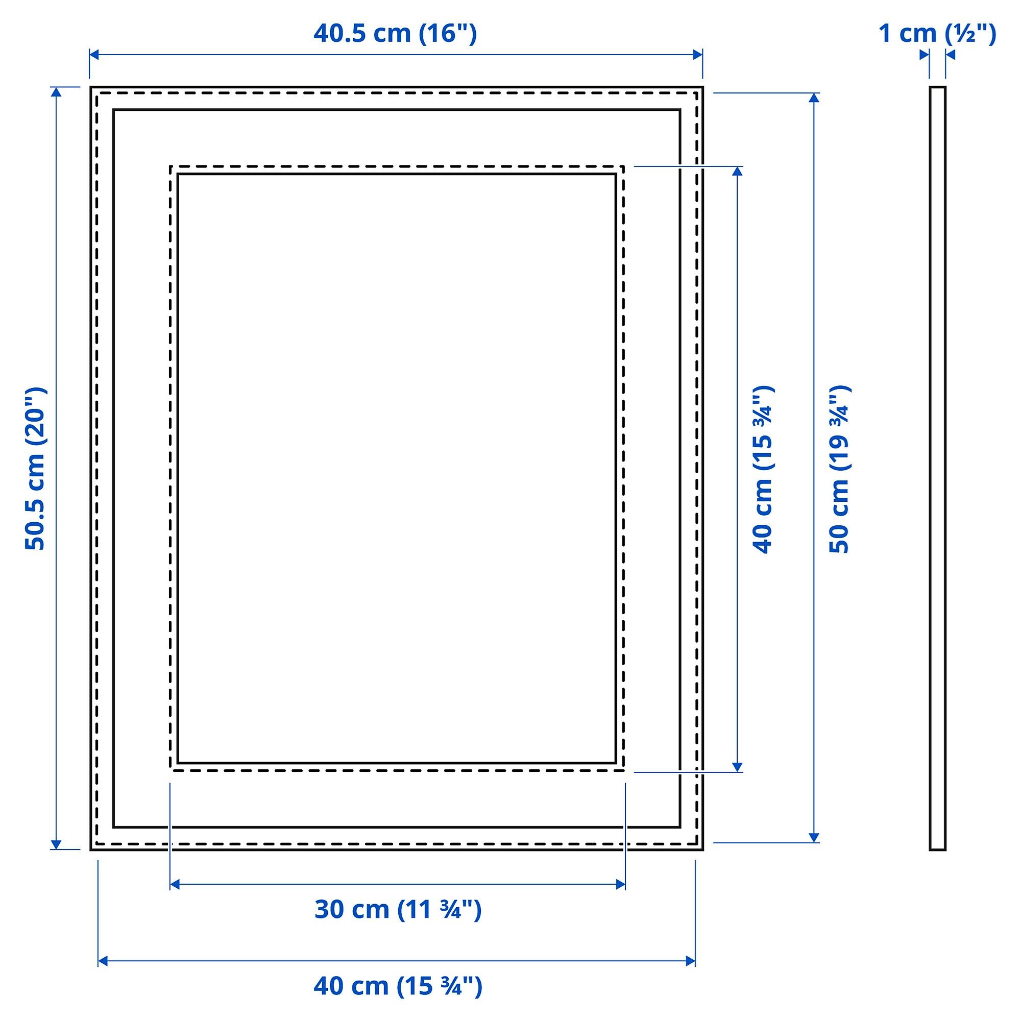 LOMVIKEN black 40x50 cm black frame - 70286768 | IKEA
