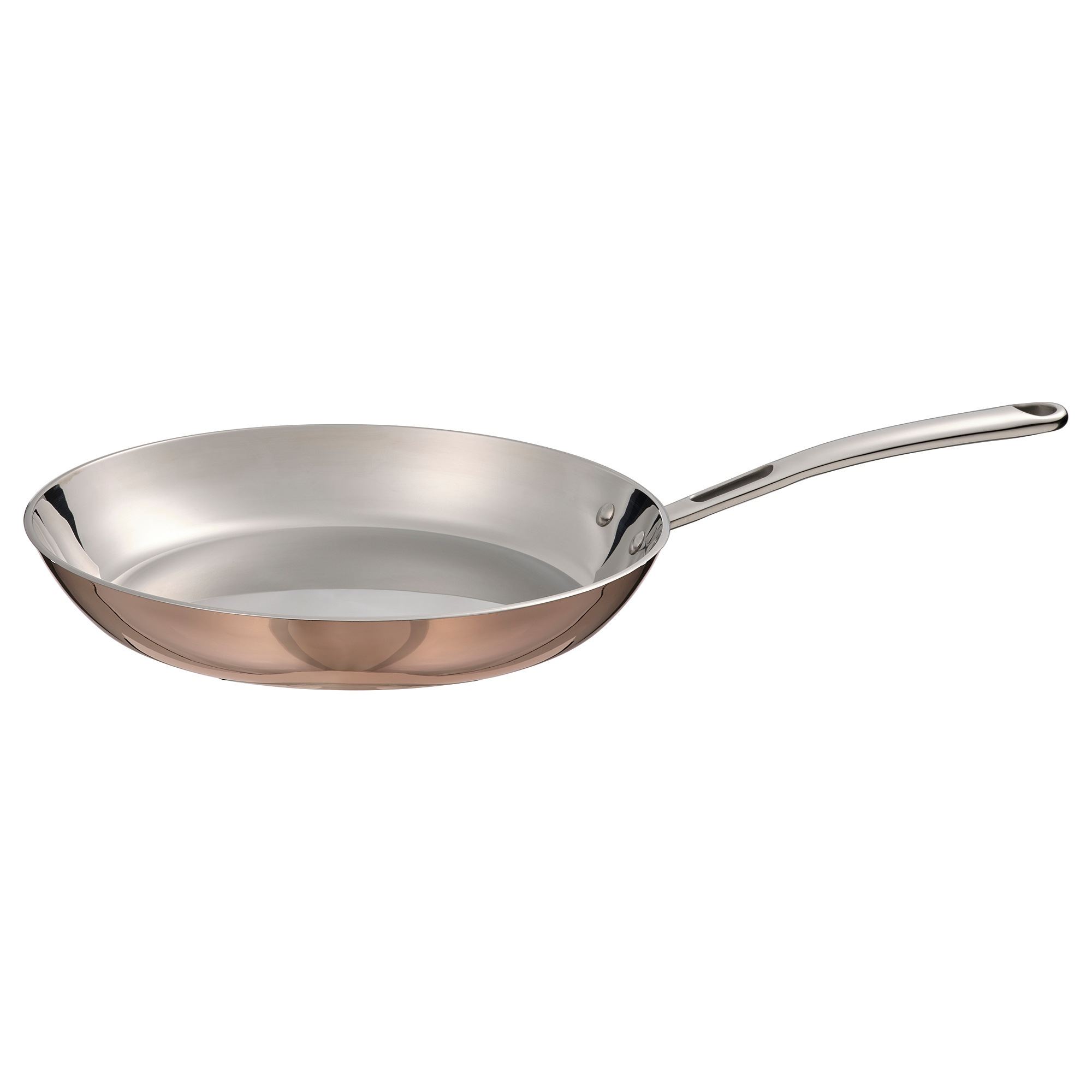 FINMAT copper-stainless steel 28 cm frying pan - 90555712 | IKEA