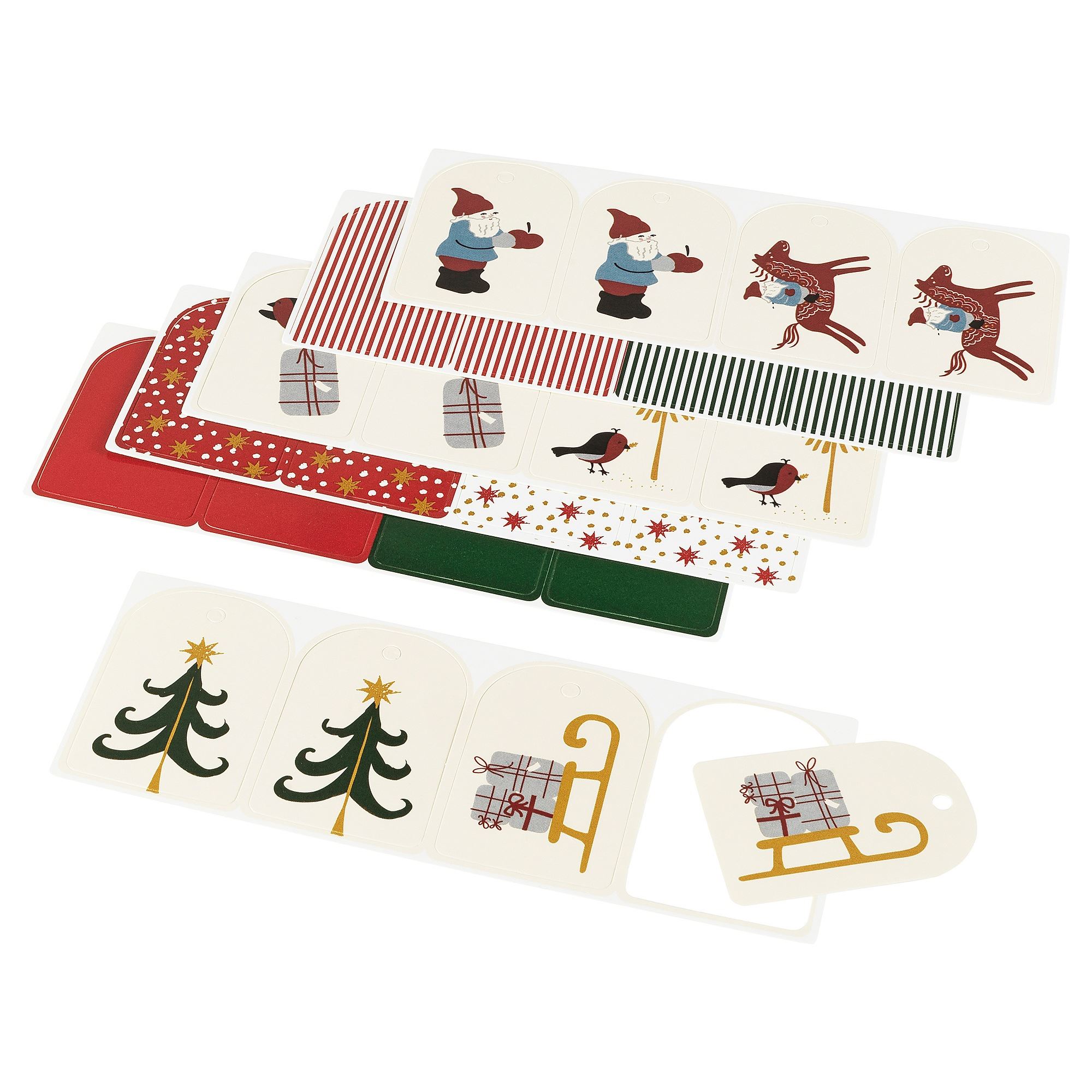 VINTERFINT multicolour 6x4 cm adhesive labels - 90555873 | IKEA