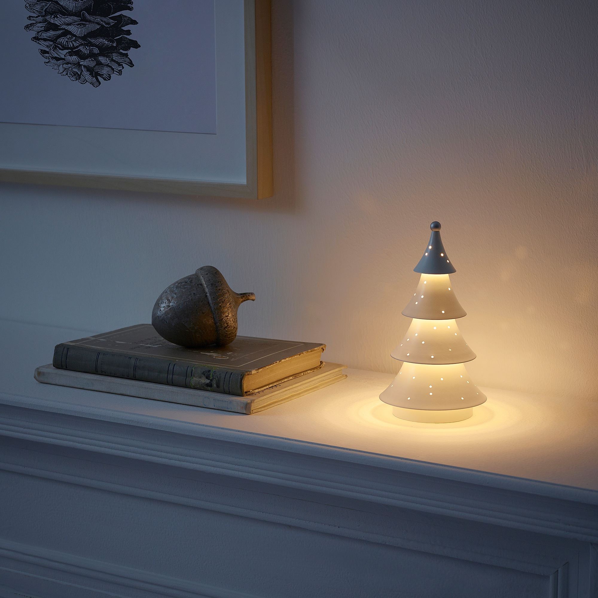 STRALA white 18 cm LED decoration lighting - 60606534 | IKEA