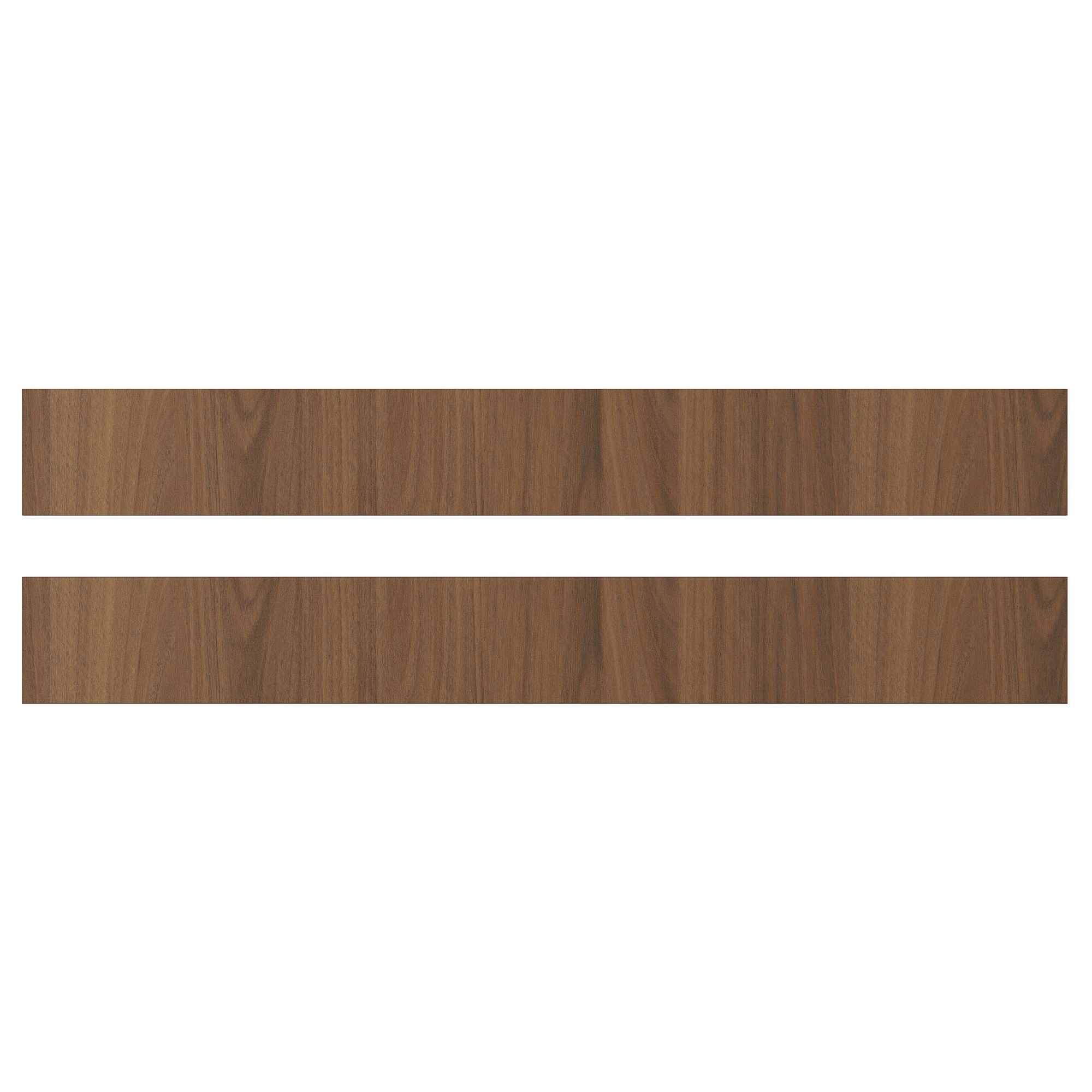 TISTORP brown walnut effect 80x10 cm drawer front - 40558505 | IKEA
