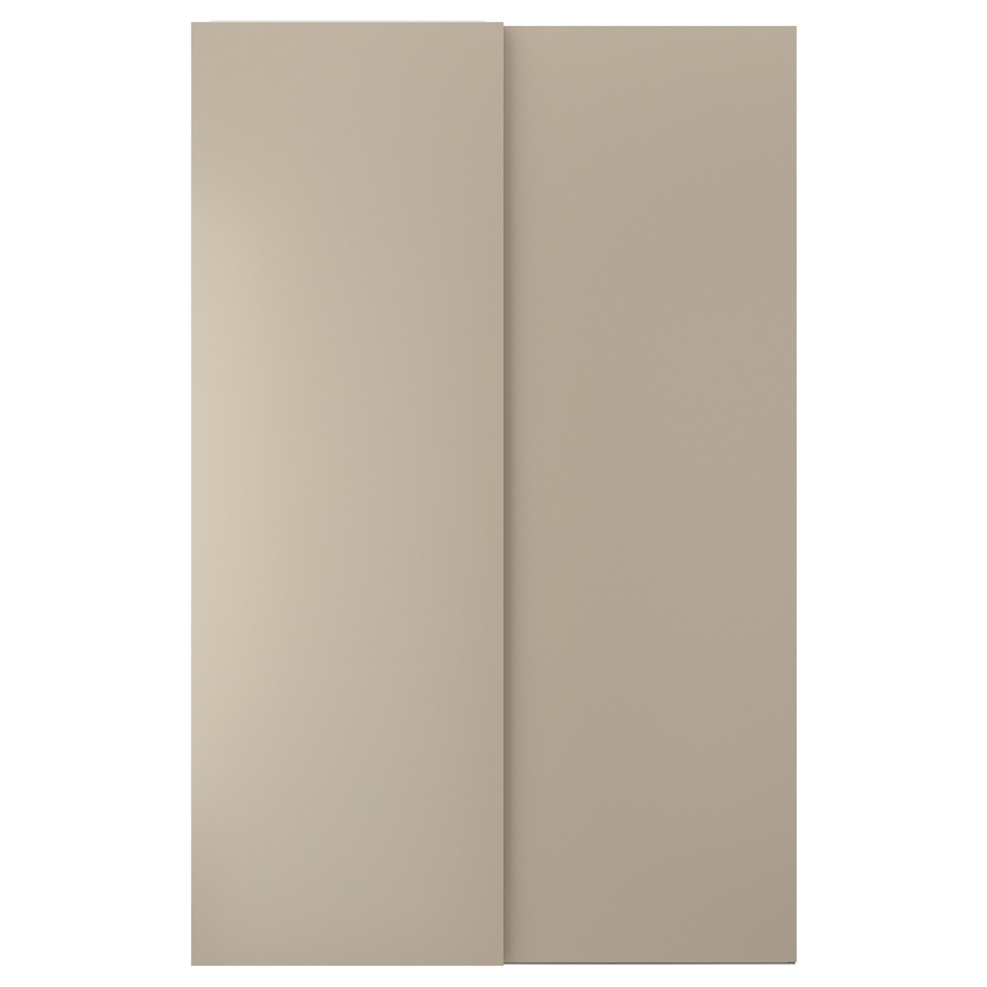 HASVIK beige 150x236 cm pair of sliding doors - 80510960 | IKEA