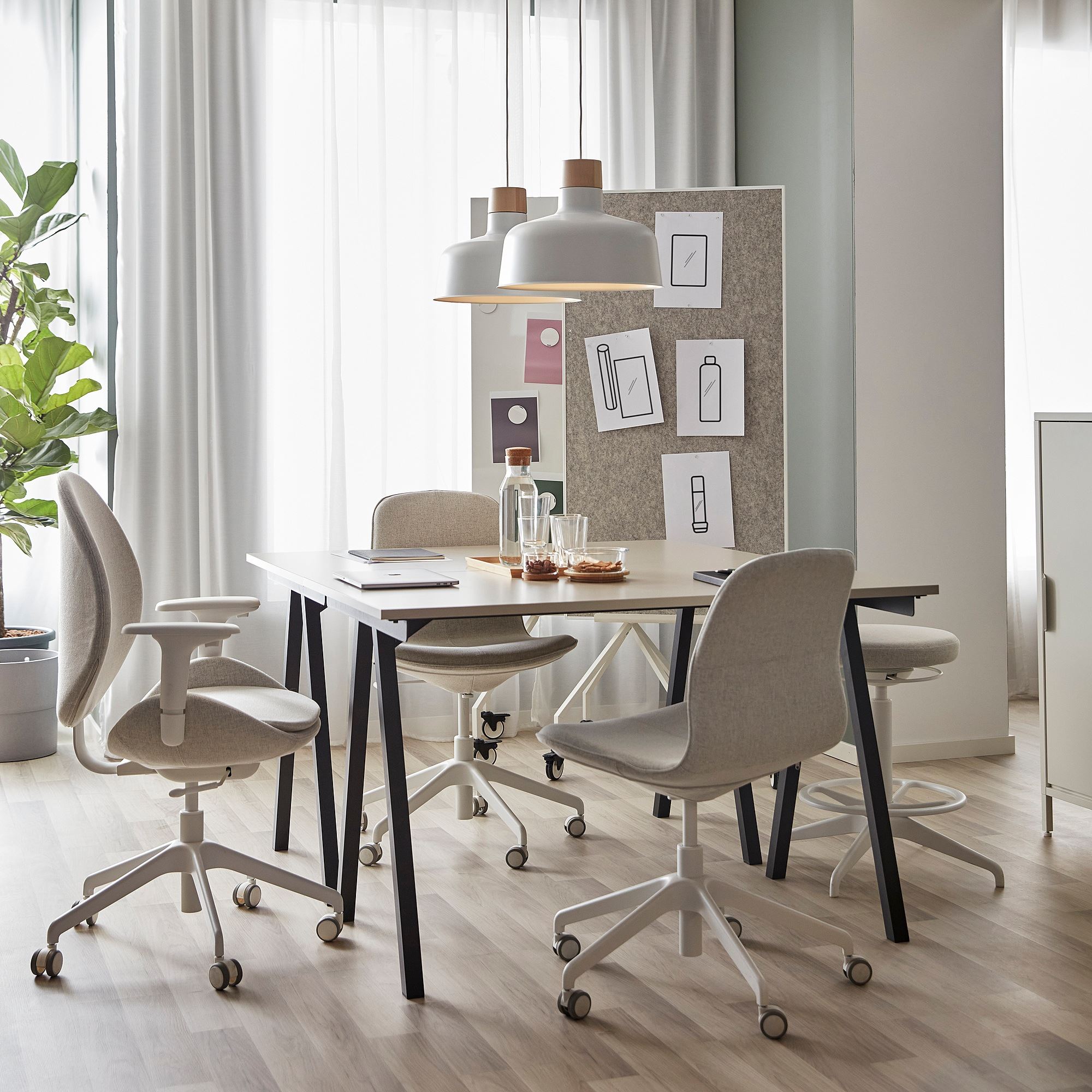 ELLOVEN white 70x180 cm whiteboard with noticeboard - 70474769 | IKEA