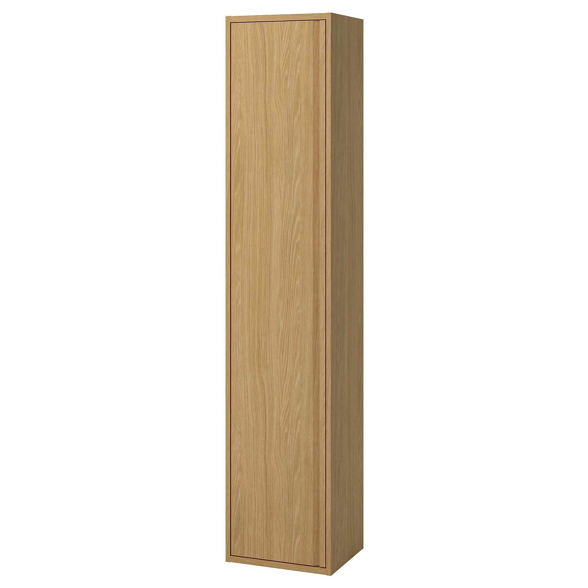 ANGSJÖN meşe görünümlü 40x35x195 cm banyo boy dolabı - 80535079 | IKEA