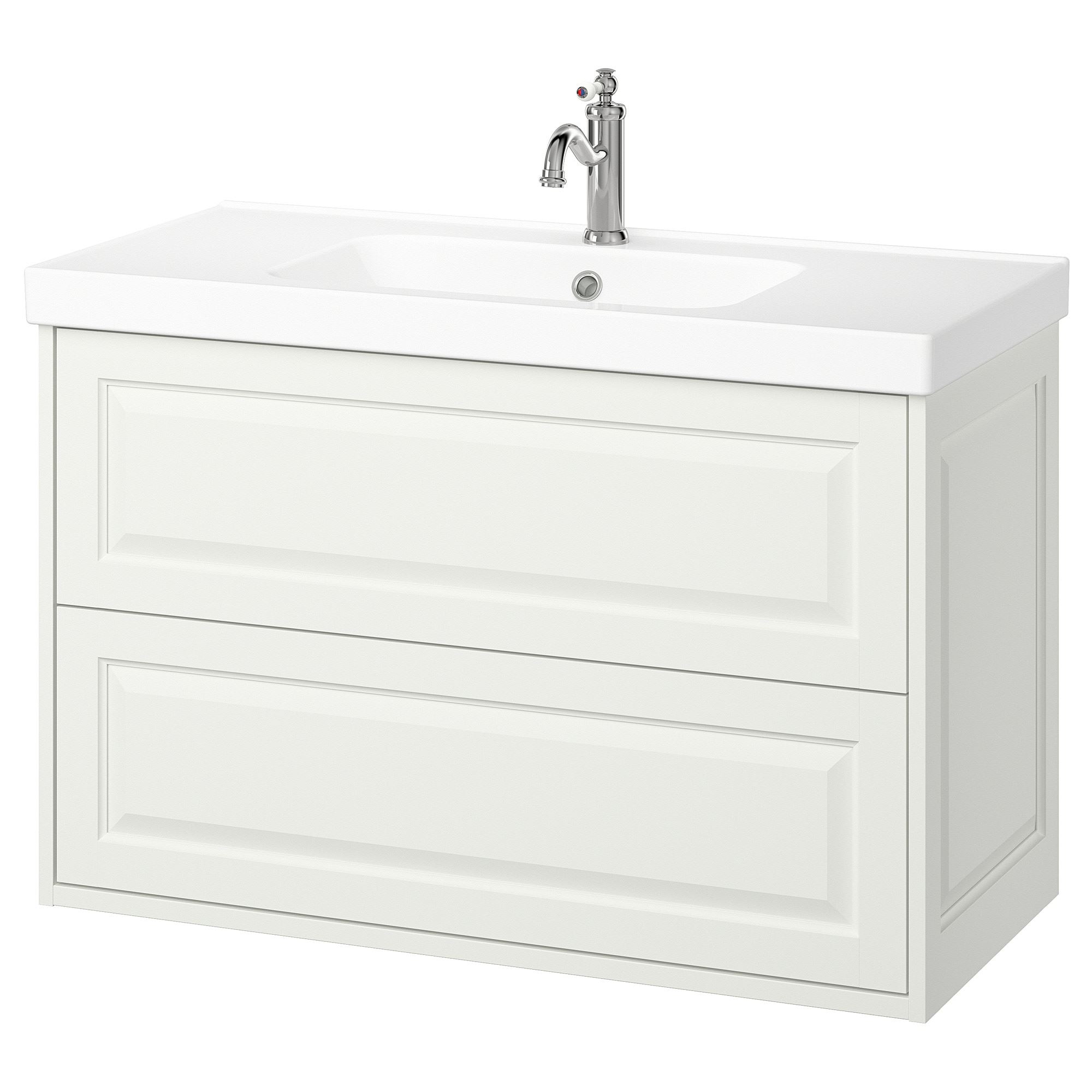 TANNFORSEN/ORRSJÖN white 102x49x69 cm wash-basin and cabinet - 89521332 ...