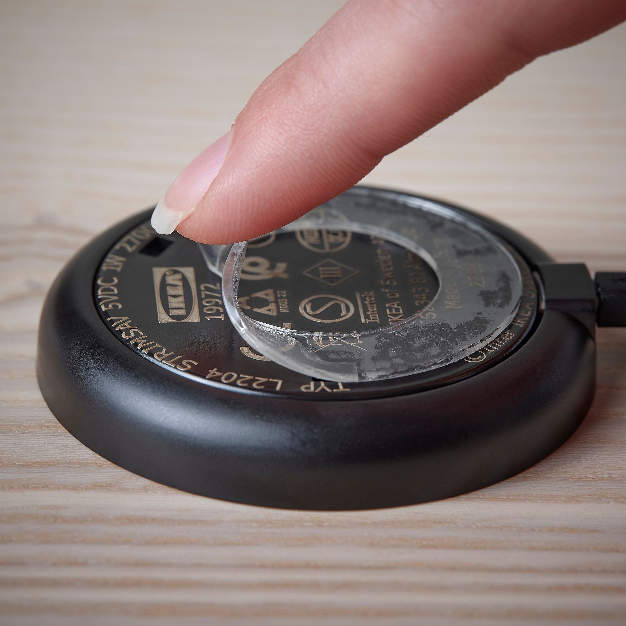 BLALIDEN black glass cabinet - 89522925 | IKEA