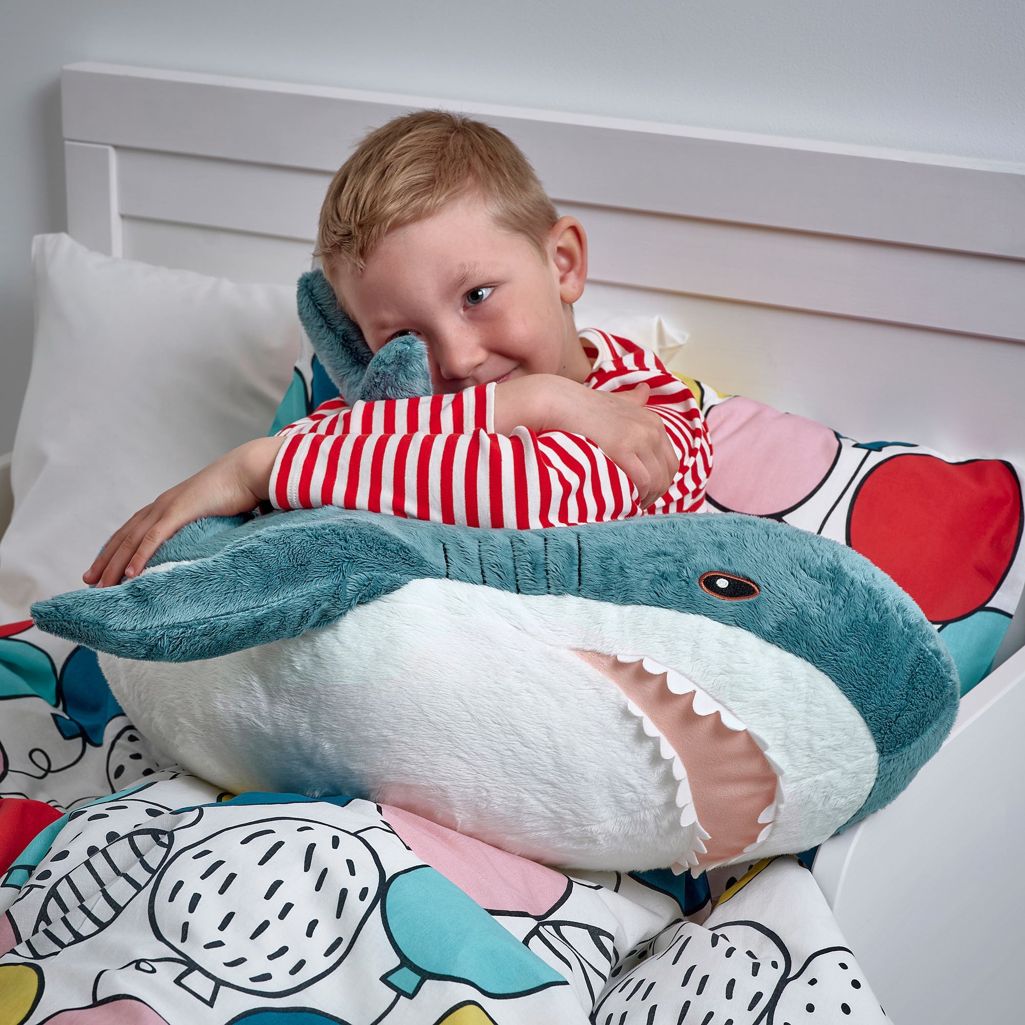 BLAHAJ blue-white soft toy - 30373588 | IKEA