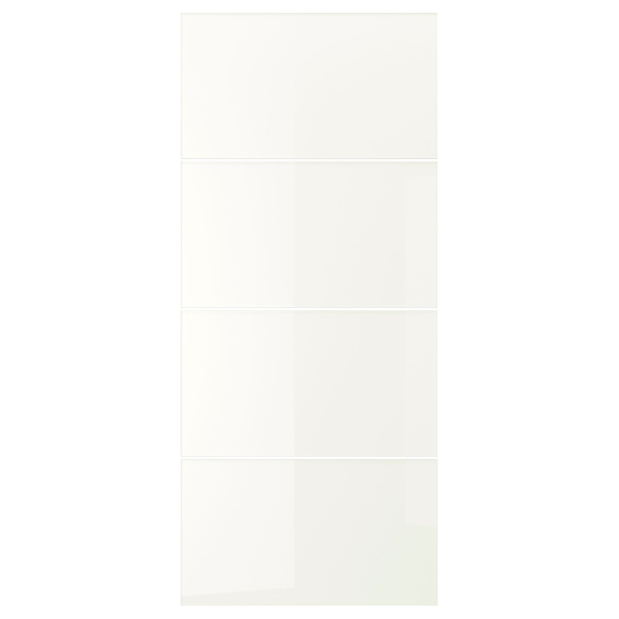 FARVIK glass white 100x236 cm pair of sliding doors - 70250316 | IKEA