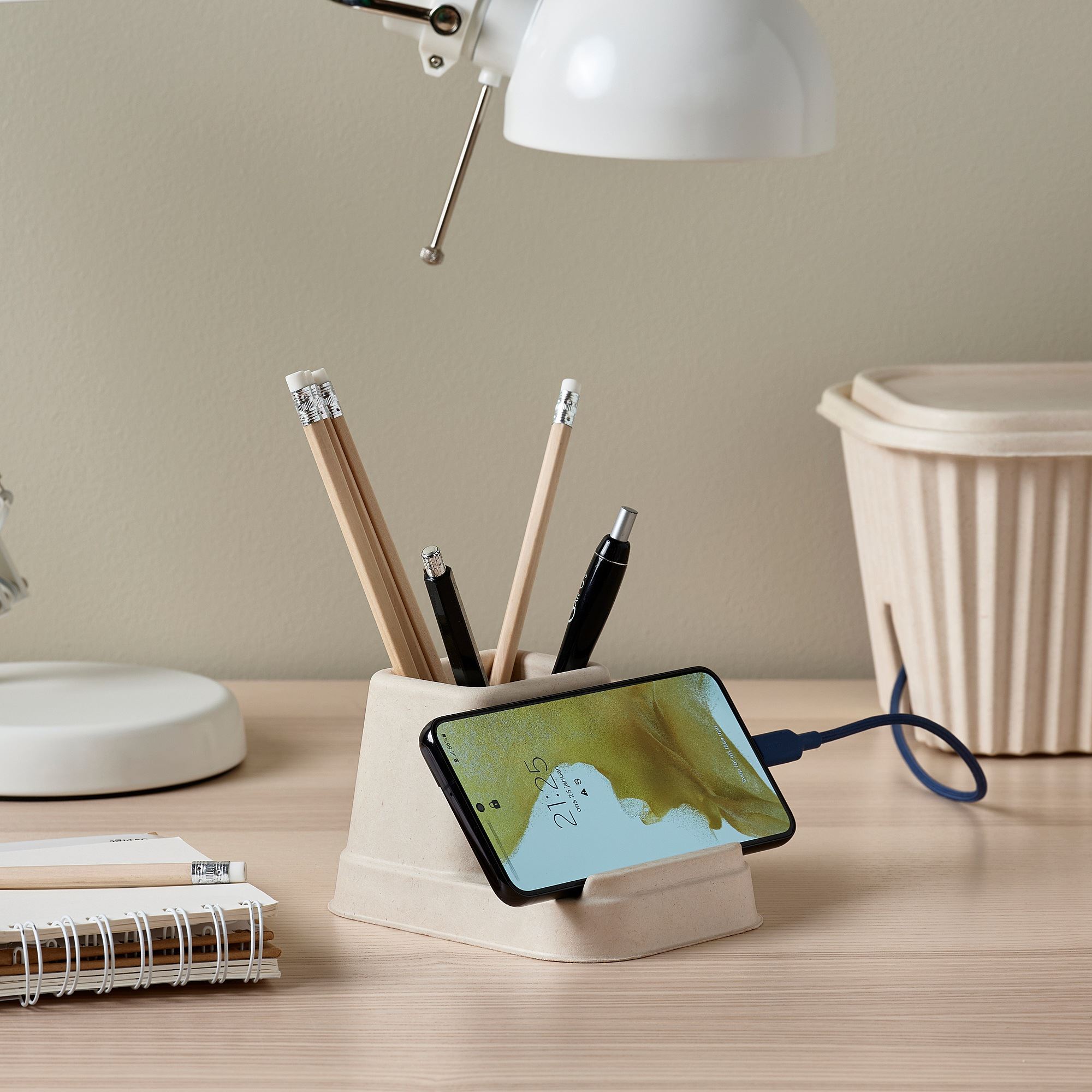 HÖNSNAT natürel 14x8x10 cm telefon/tablet standı - 10564895 | IKEA