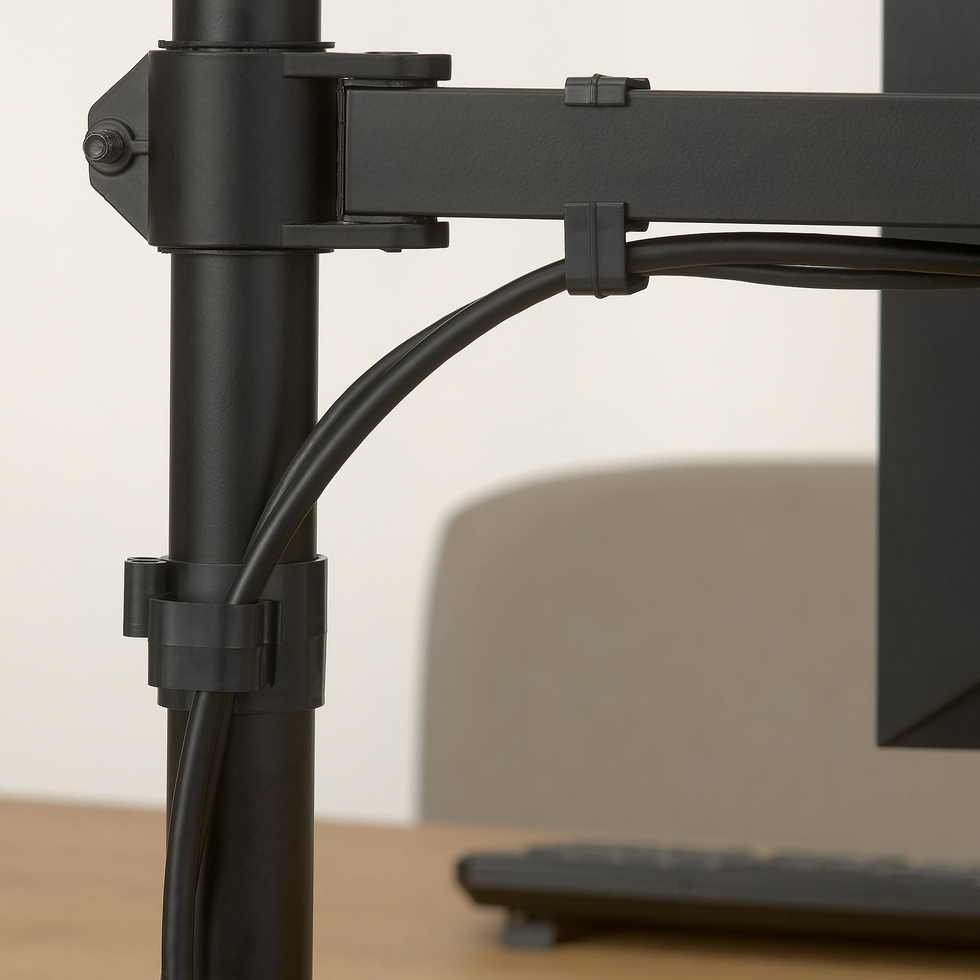 STUBBERGET black bracket for monitor - 90559814 | IKEA