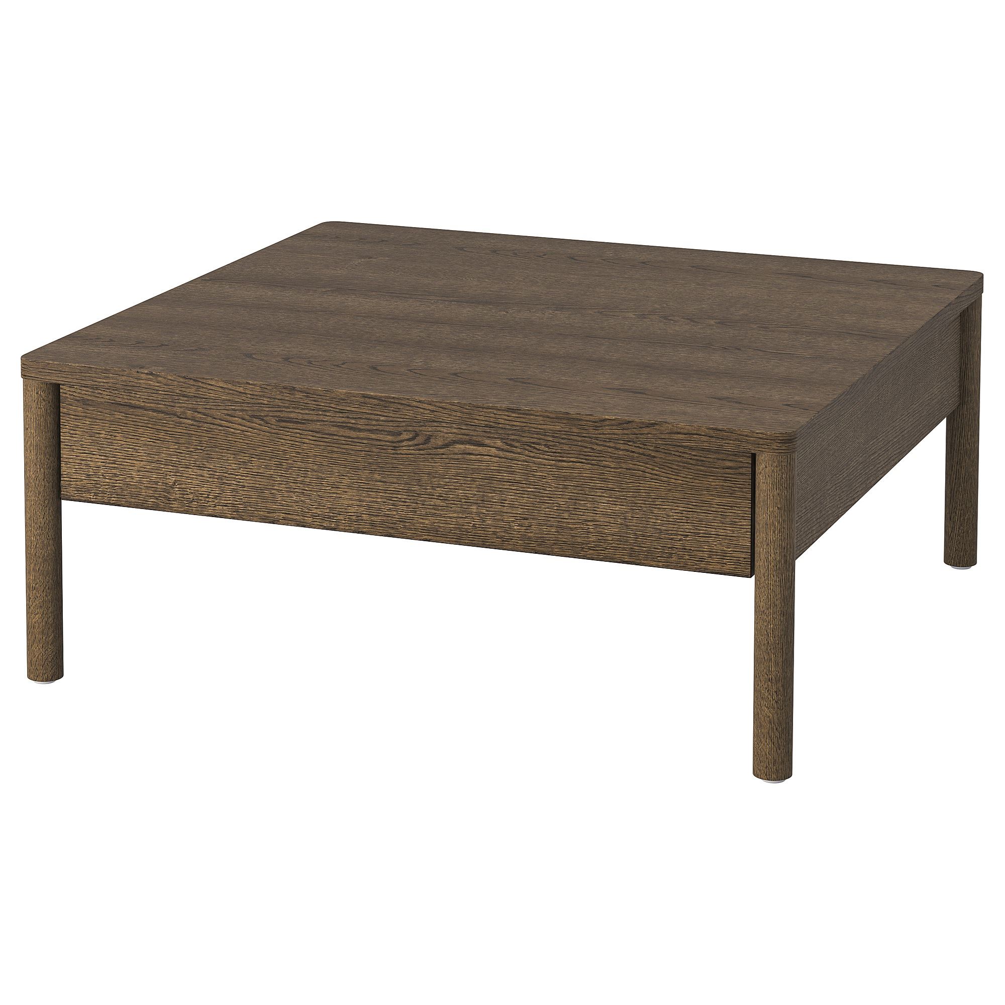 TONSTAD oak veneer-brown 84x82 cm coffee table - 70489308 | IKEA