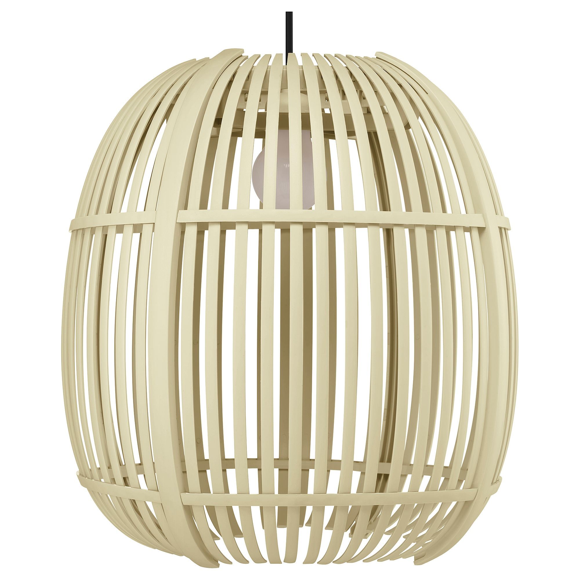 SOLVINDEN beige 37 cm LED pendant lamp - 90593667 | IKEA