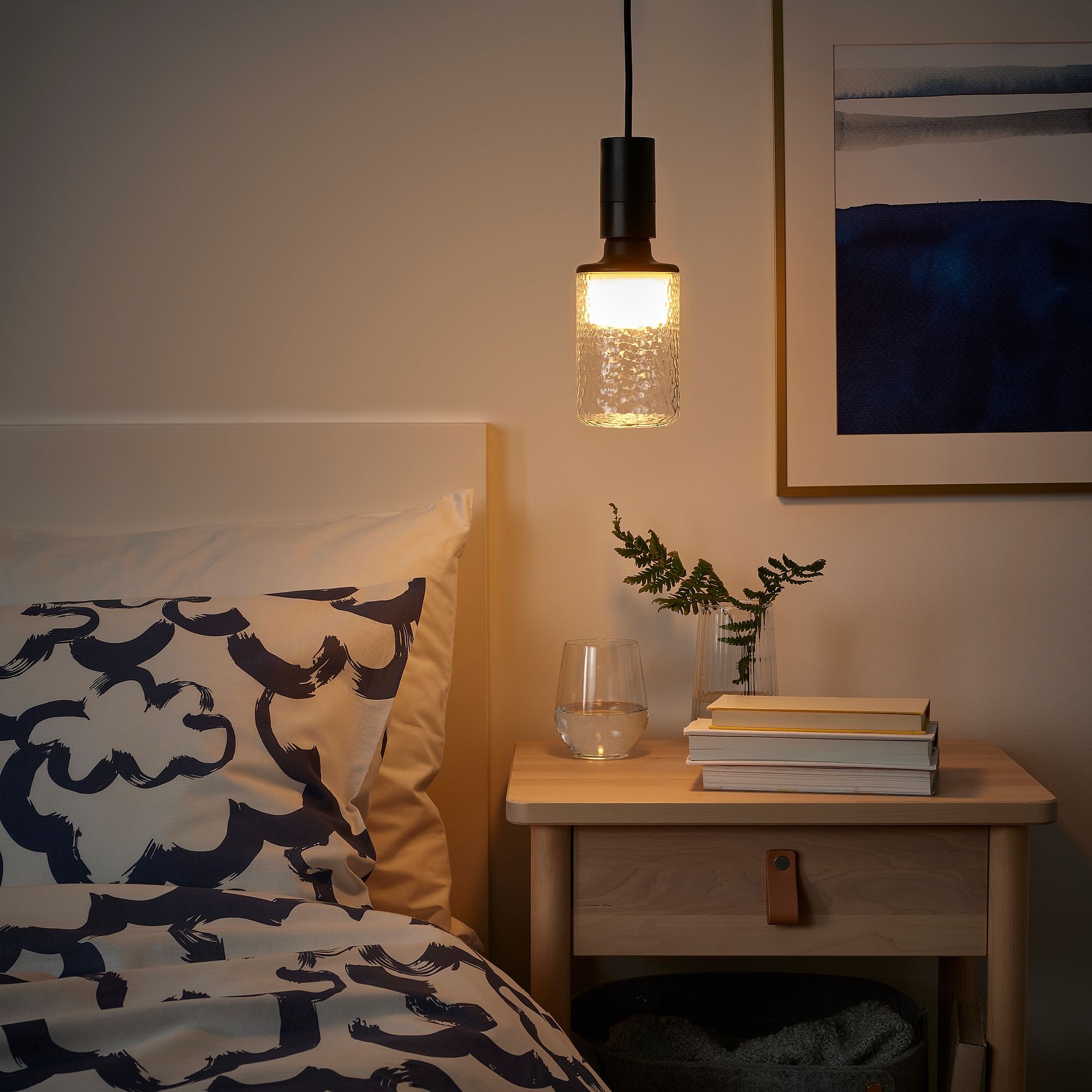 SUNNEBY/MOLNART black/multicolour pendant lamp - 79527985 | IKEA