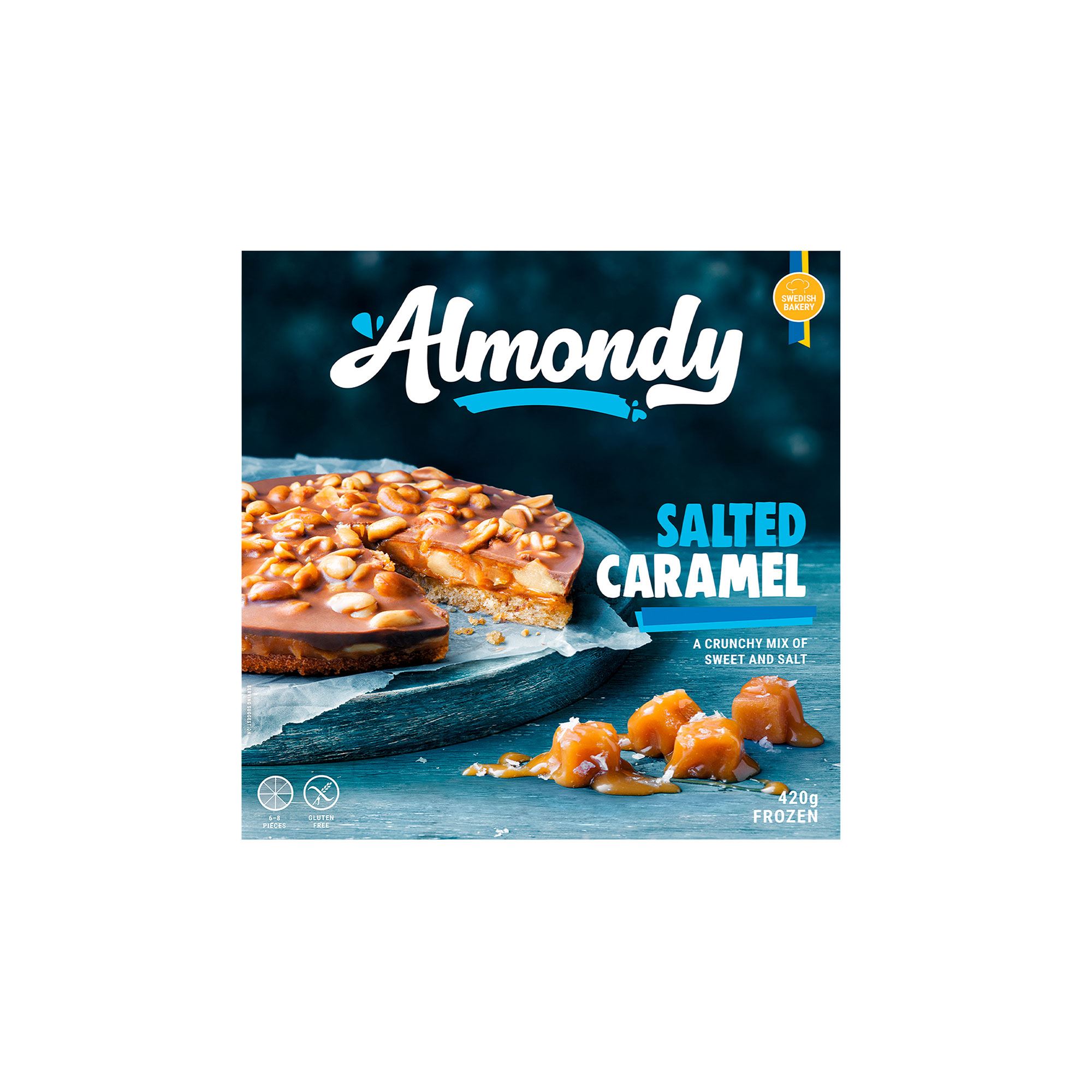 ALMONDY 420g salted caramel chocolate cake - 10584228 | IKEA