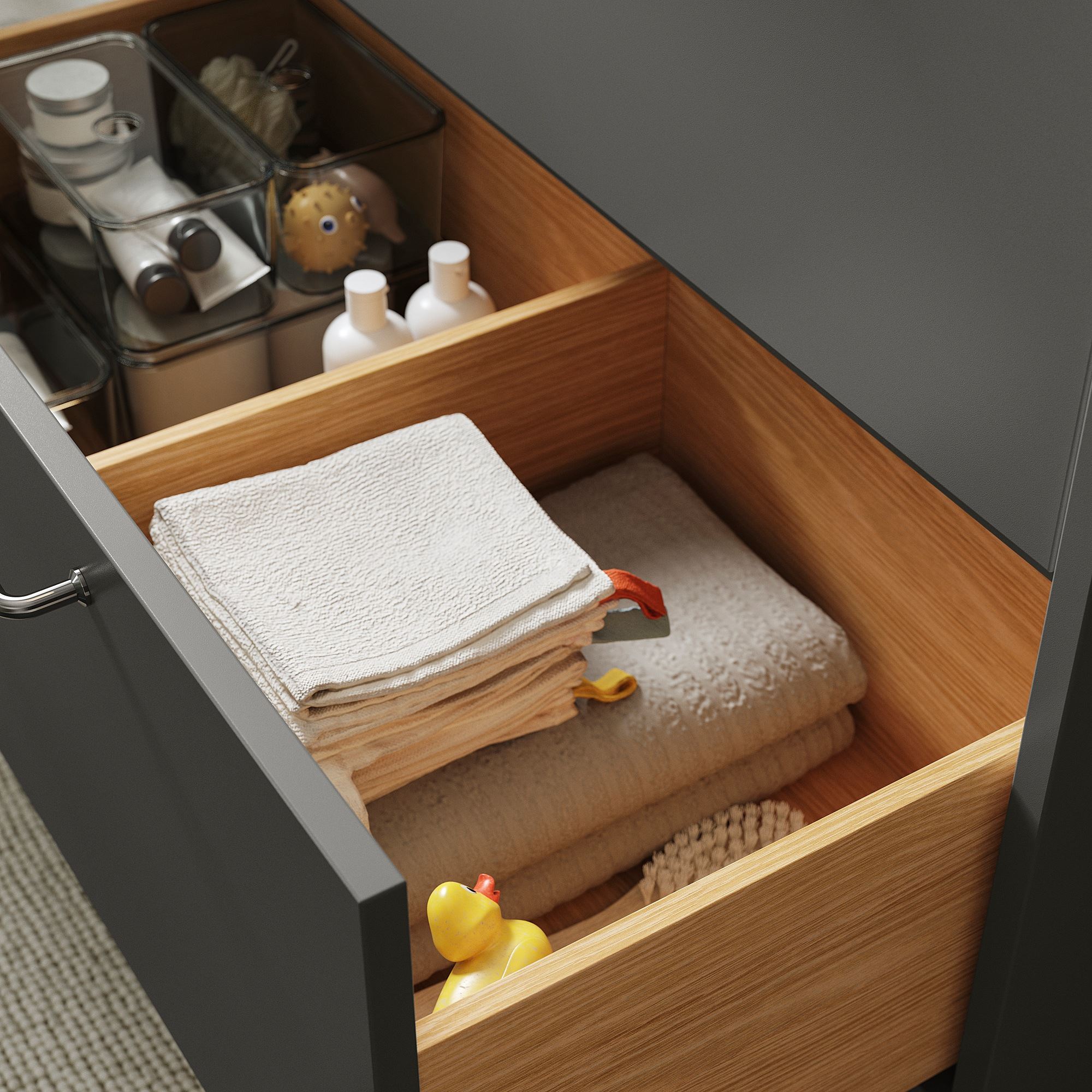 HAVBACK dark grey 60x48x63 cm wash-basin cabinet - 70535065 | IKEA
