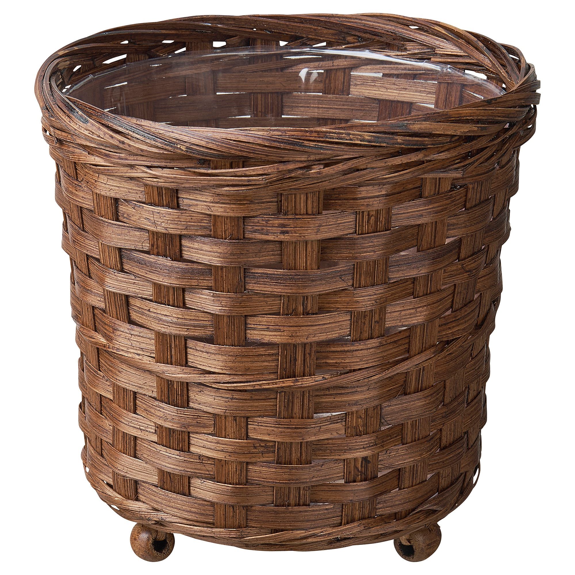 KLIBBAL kahverengi 15 cm bambu saksı - 30571215 | IKEA