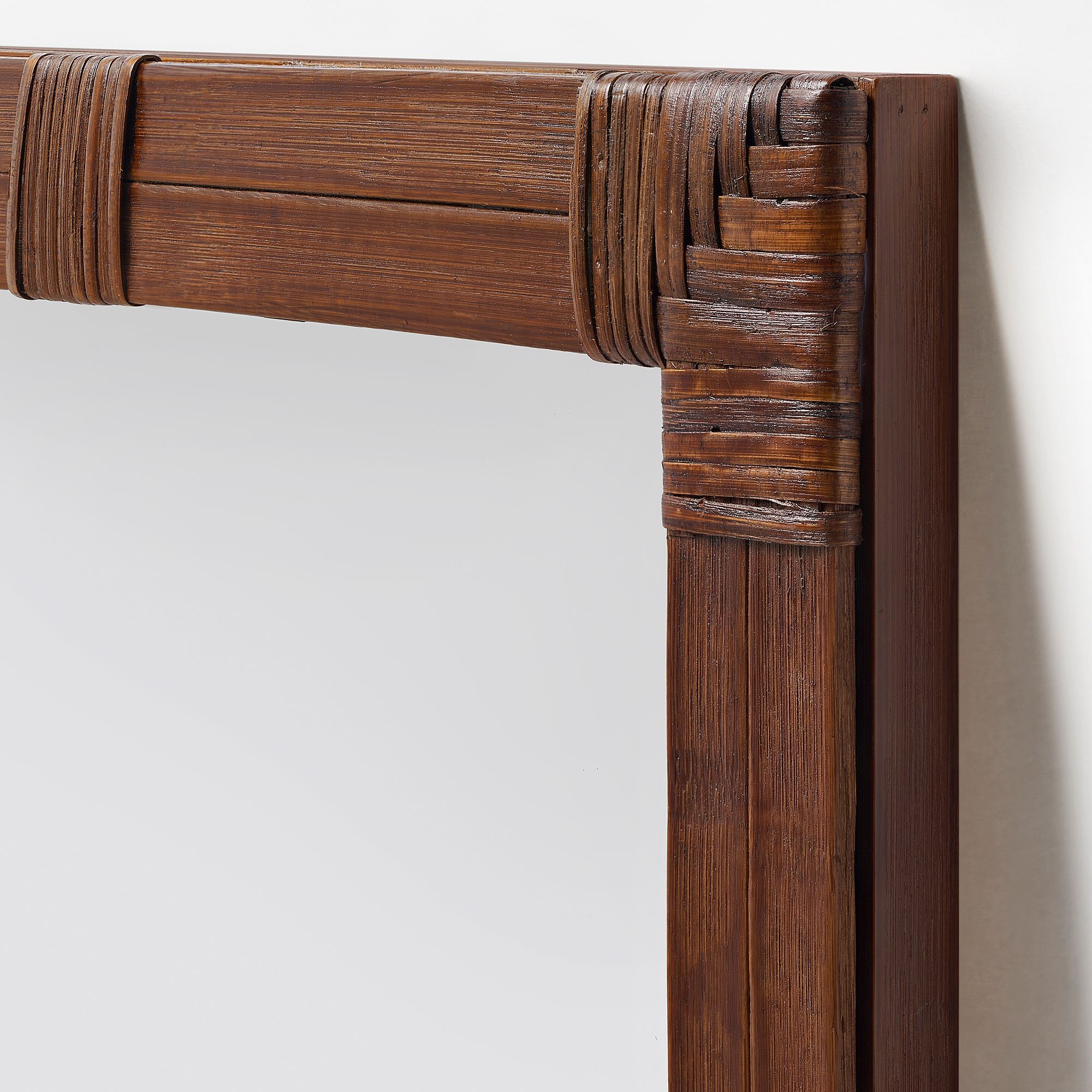 KLIBBAL kahverengi 47x62 cm duvar aynası - 70573378 | IKEA