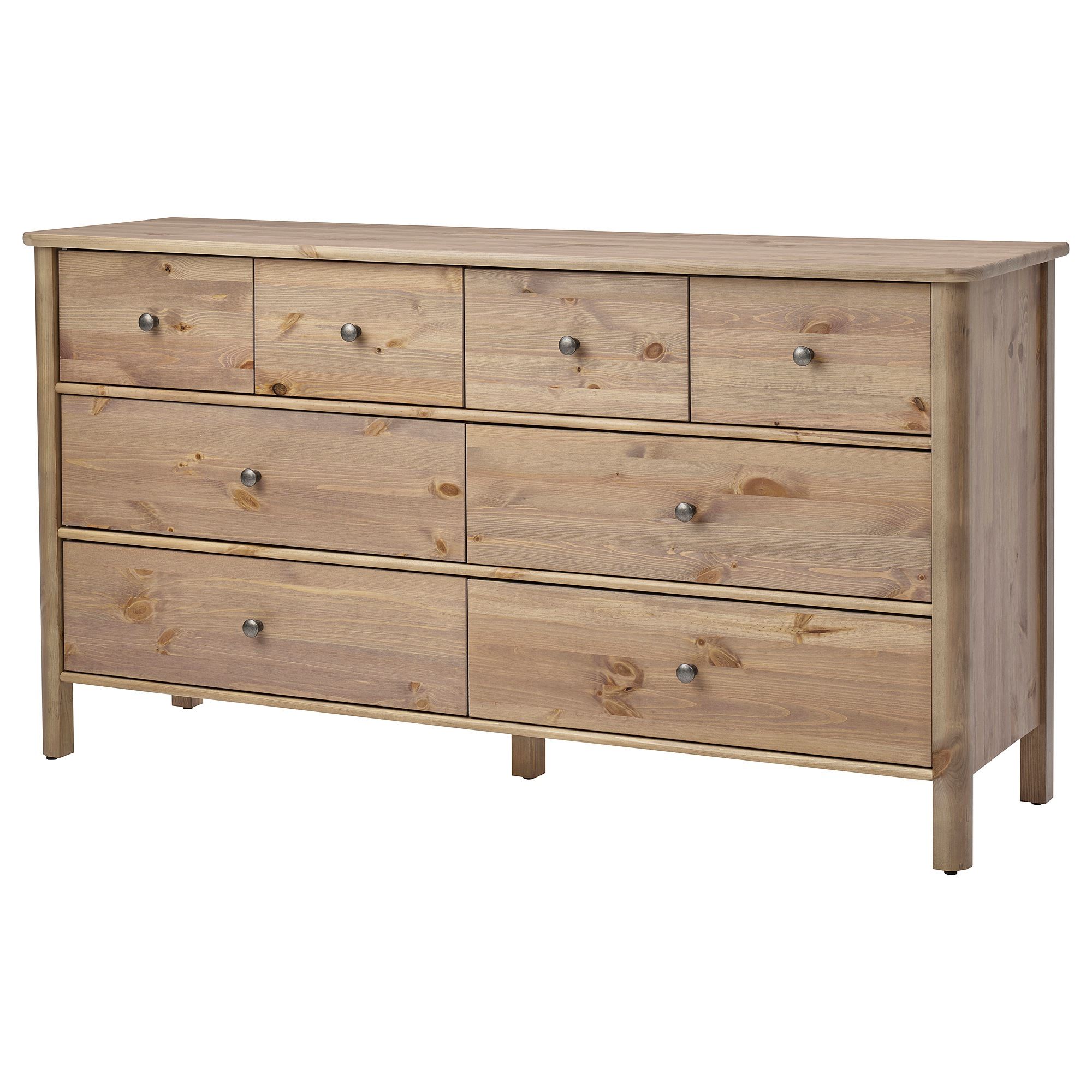 STOREMOLLA grey-brown 171x50x91 cm chest of 8 drawers - 30571772 | IKEA