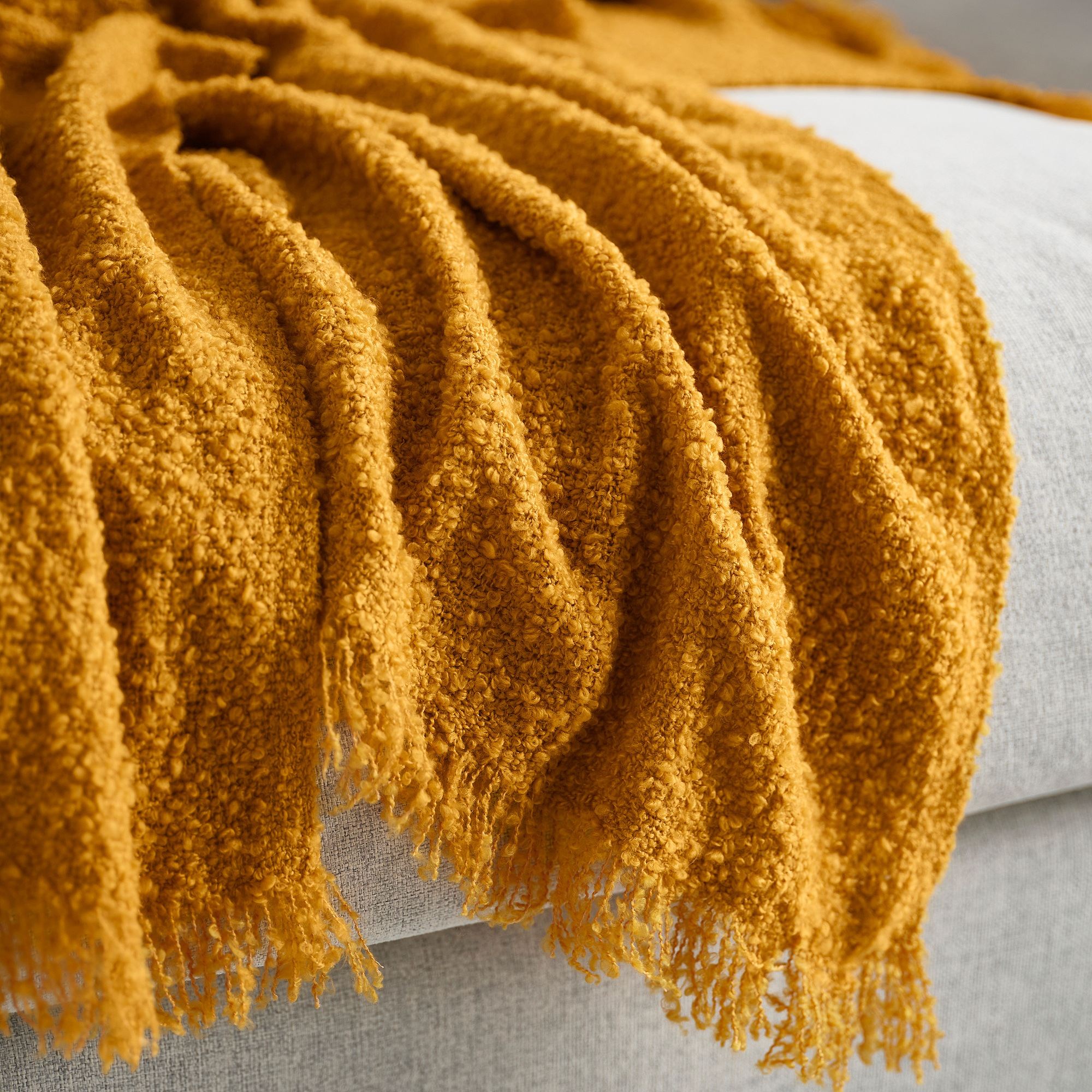 SANDBRODD koyu sarı 130x170 cm örtü - 30582110 | IKEA