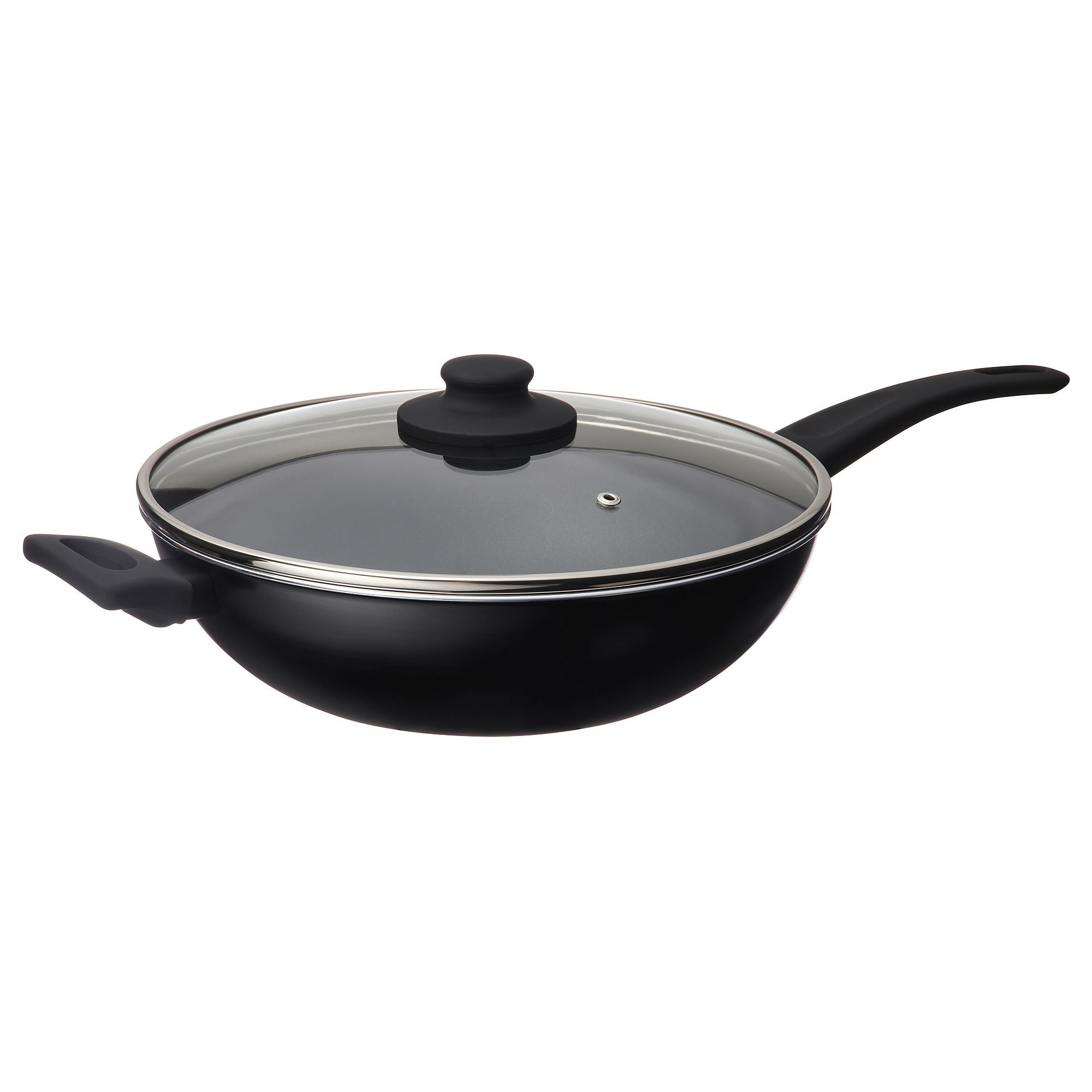 HEMLAGAD yapışmaz kaplama-siyah 28 cm wok tava - 90580919 | IKEA