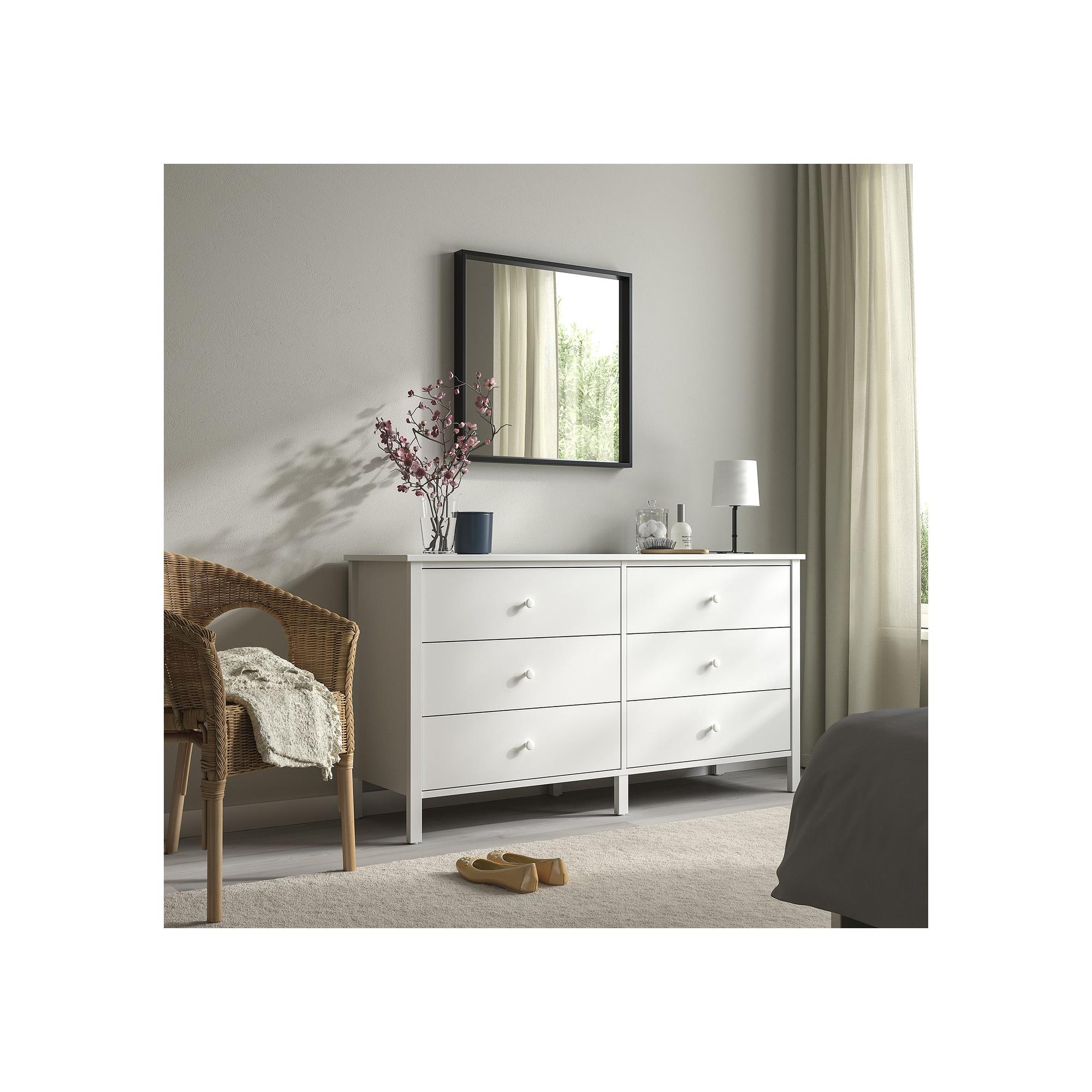 KILBERGET beyaz 144x78 cm 6 çekmeceli şifonyer - 20609916 | IKEA