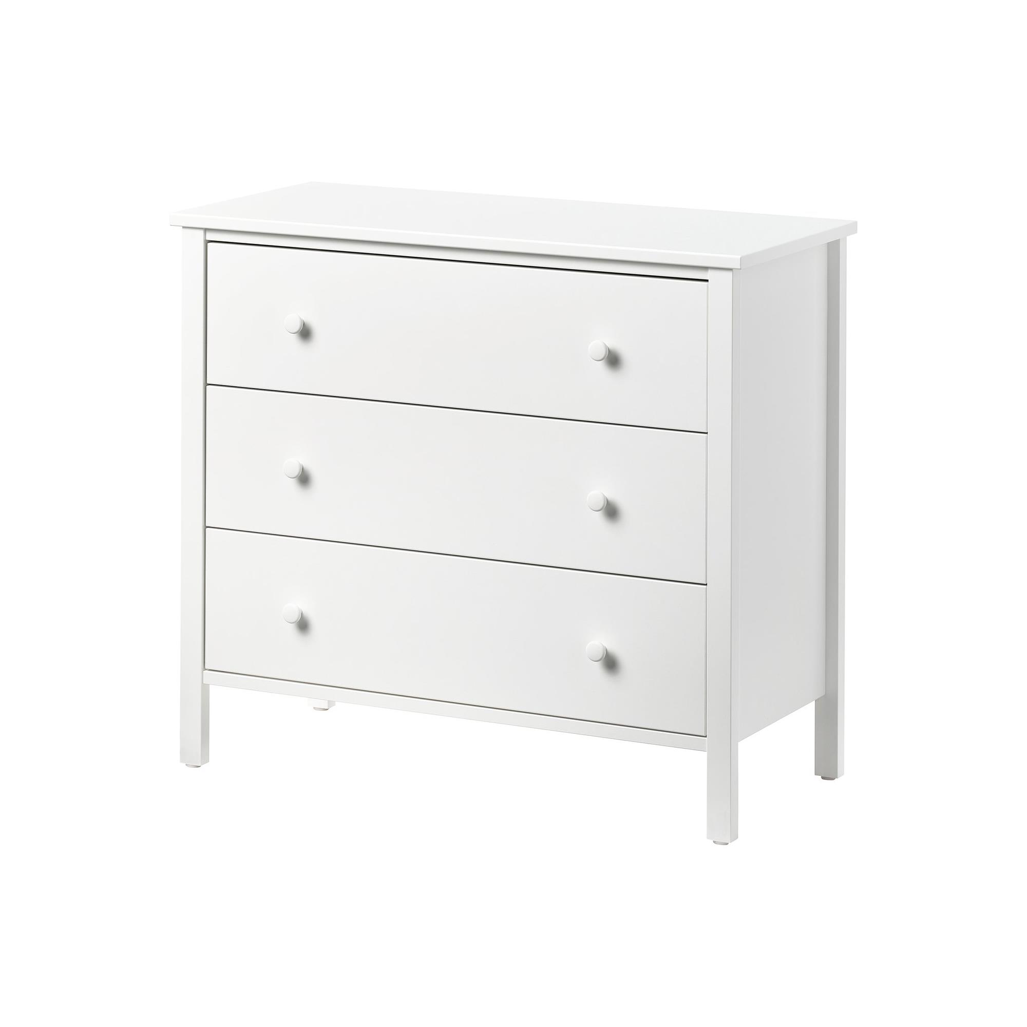 KILBERGET beyaz 86x78 cm 3 çekmeceli şifonyer - 70609914 | IKEA