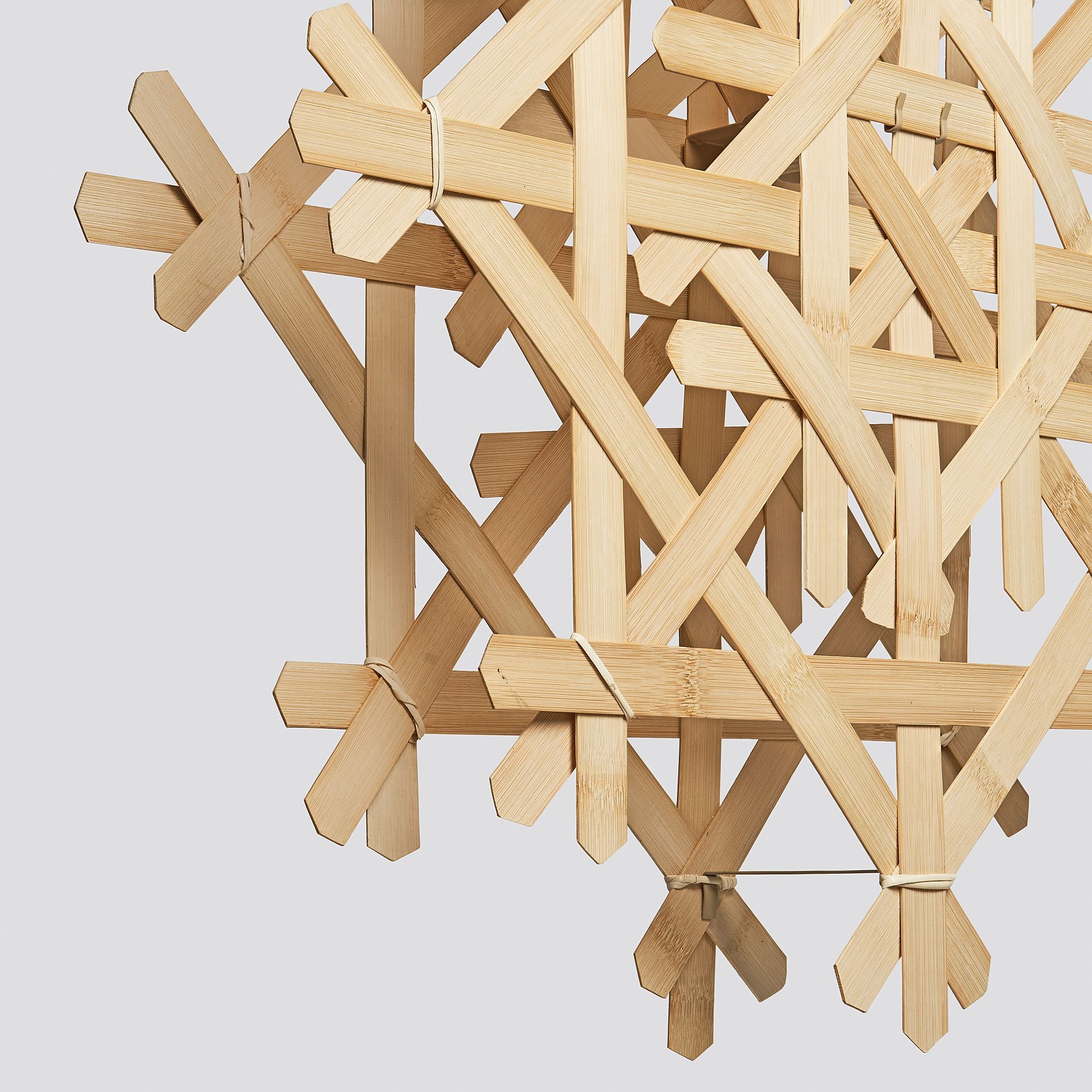 STRALA bamboo 60 cm lamp shade - 10582639 | IKEA