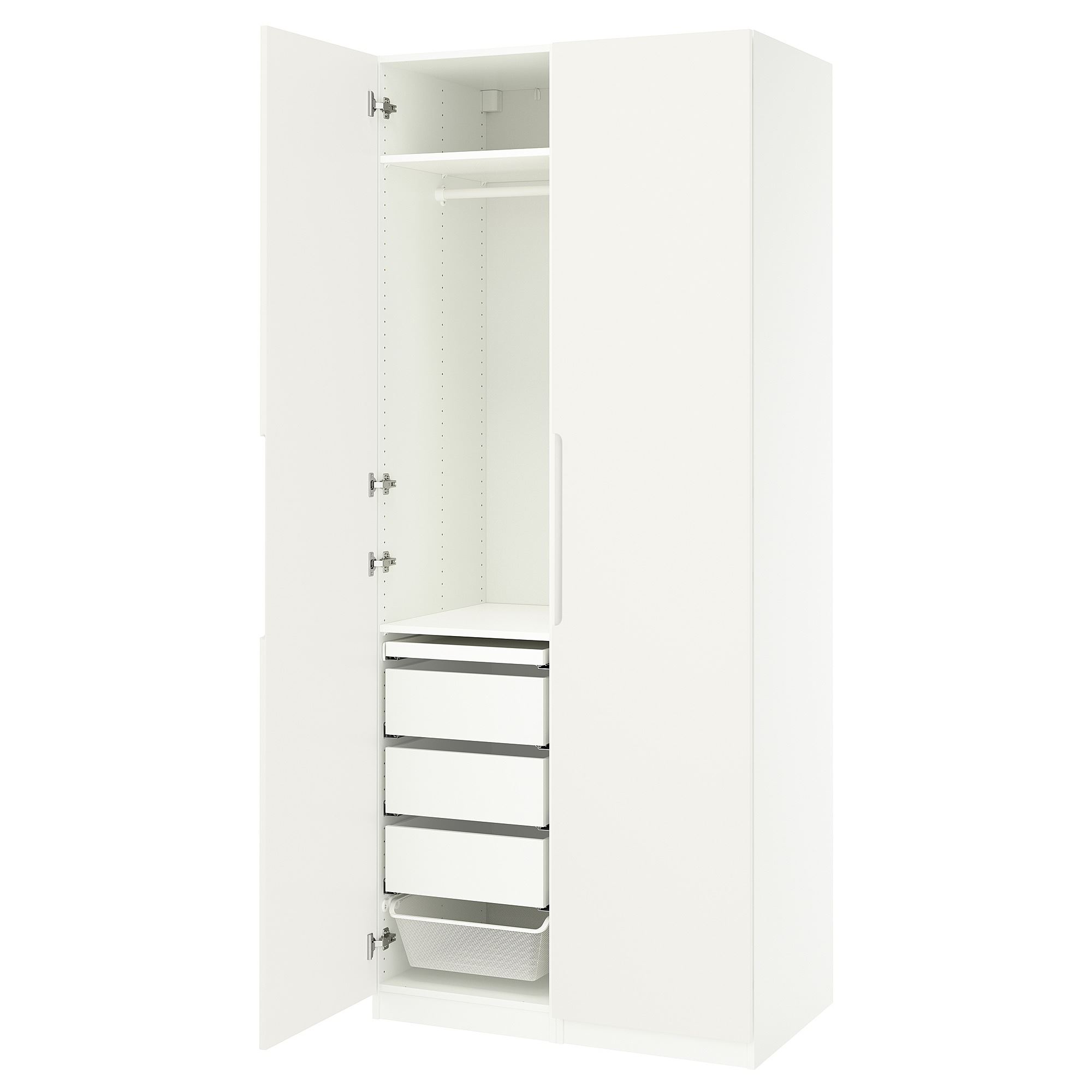 PAX/TONSTAD white-off white 100x60x236 cm PAX wardrobe - 69548931 | IKEA