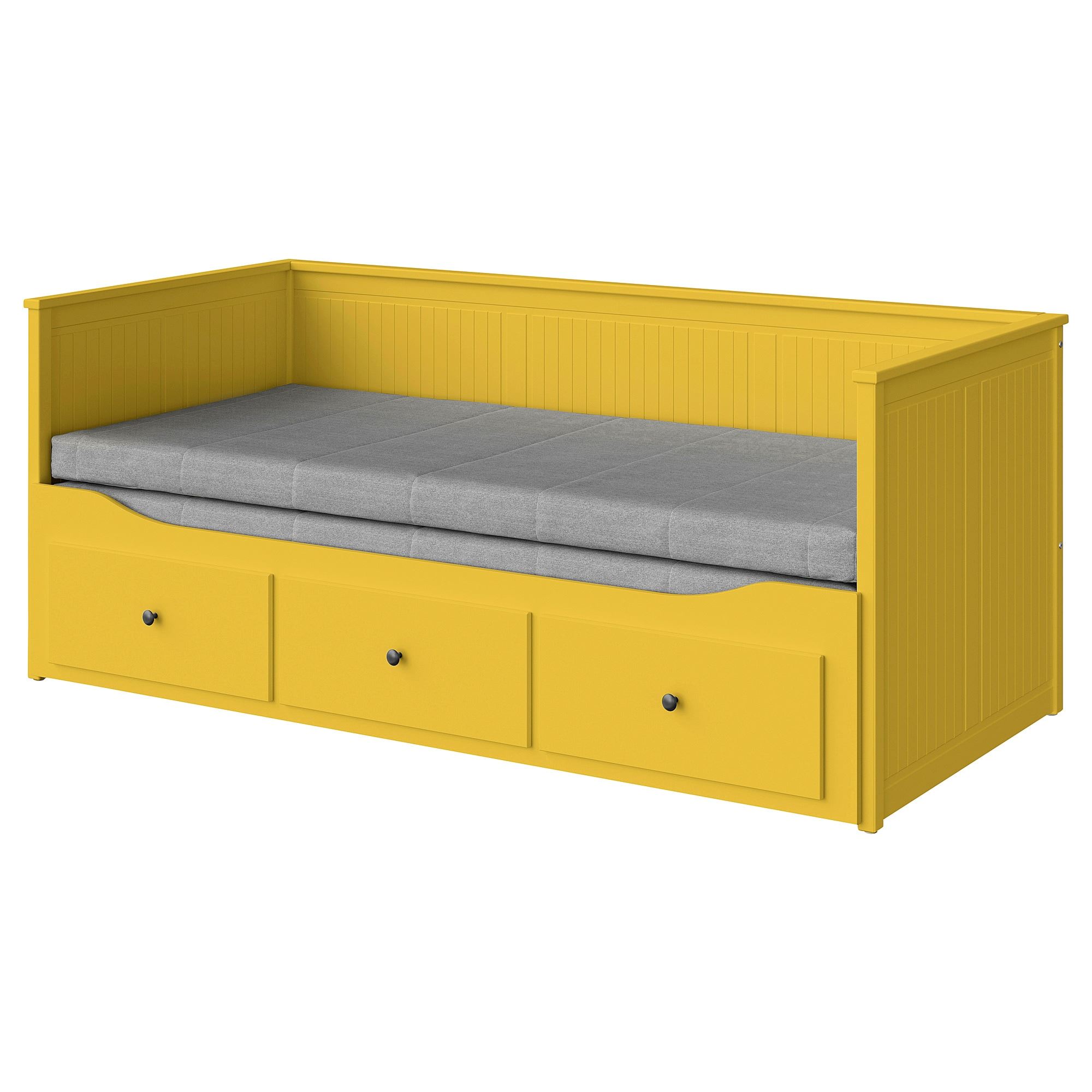 HEMNES/AGOTNES yellow 80x200 cm day-bed - 69559868 | IKEA
