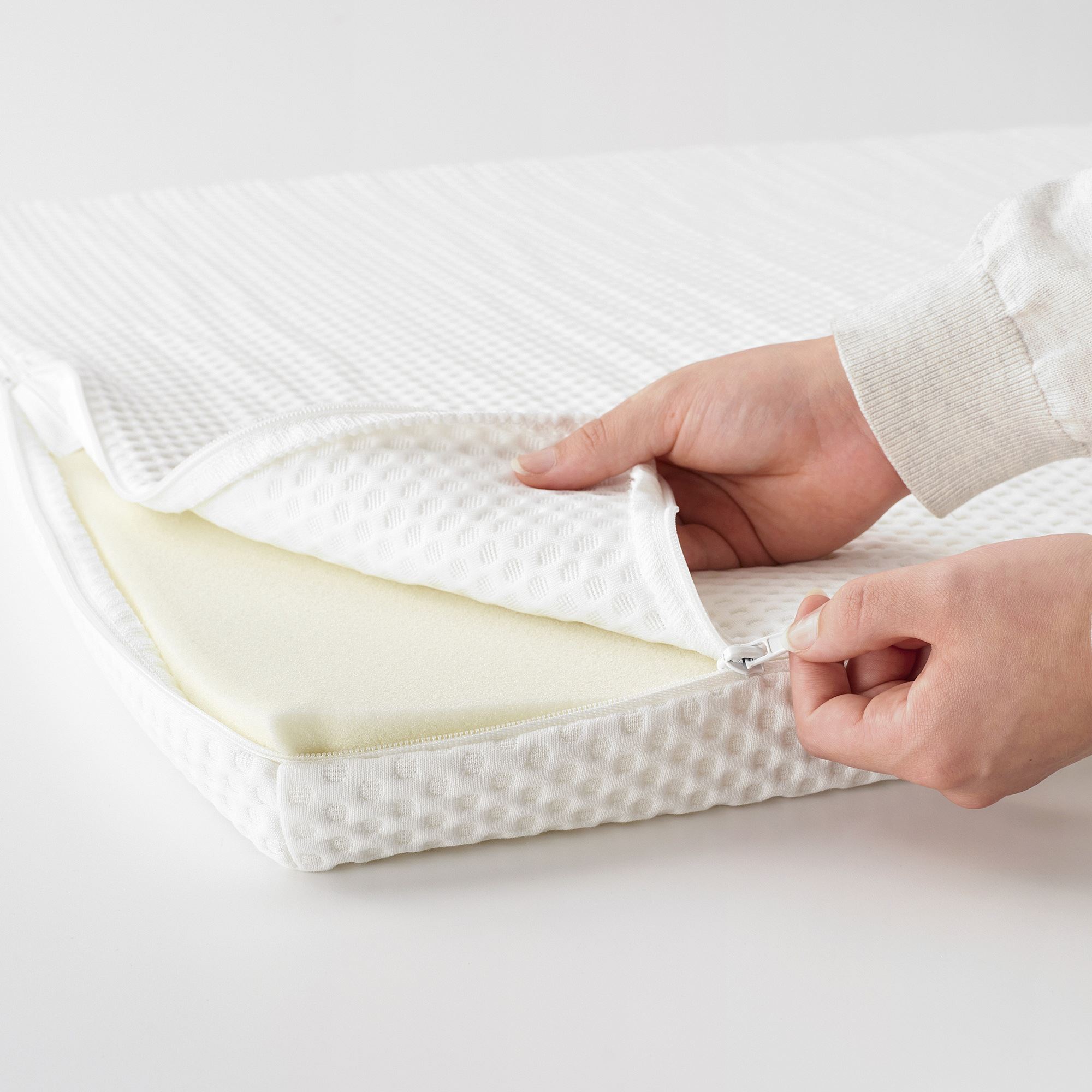 NORDBERGET white 90x200 cm single mattress pad - 80558513 | IKEA