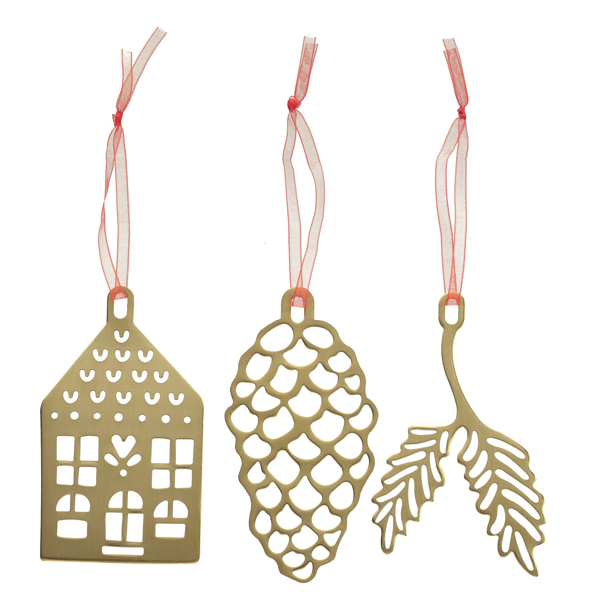 VINTERFINT golden colour tree ornament - 30604838 | IKEA