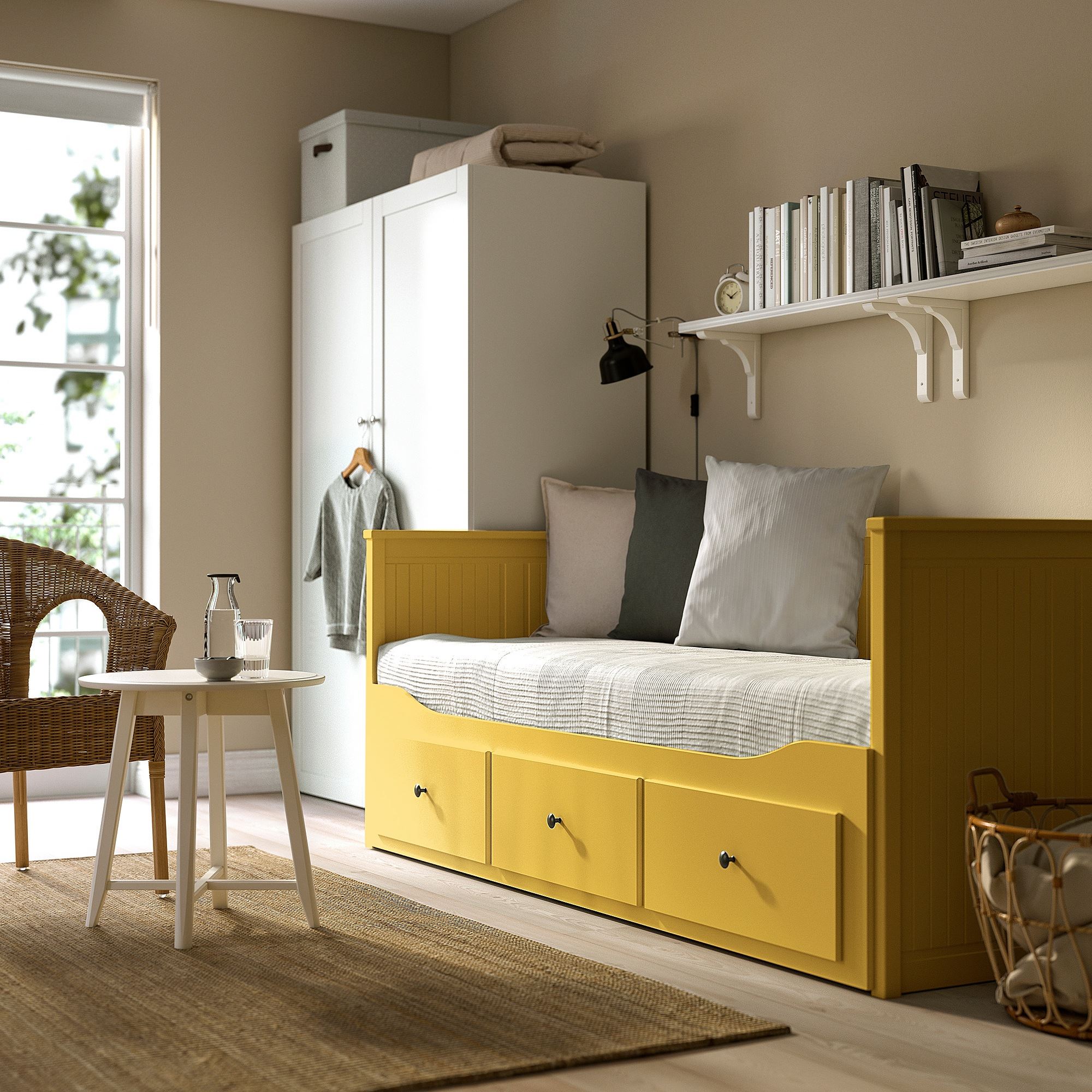 HEMNES yellow 80x200 cm day-bed - 40583840 | IKEA