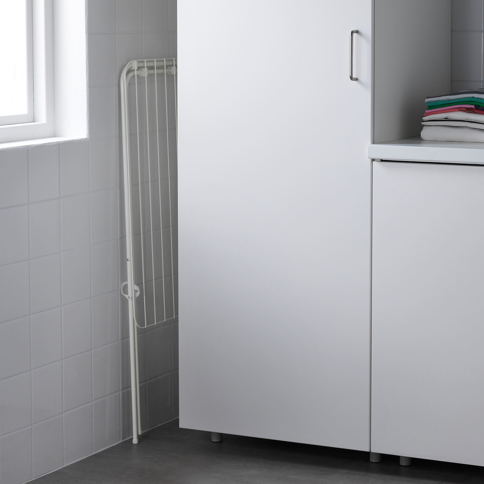 JALL white 79x40x82 cm laundry drying rack - 80242892 | IKEA