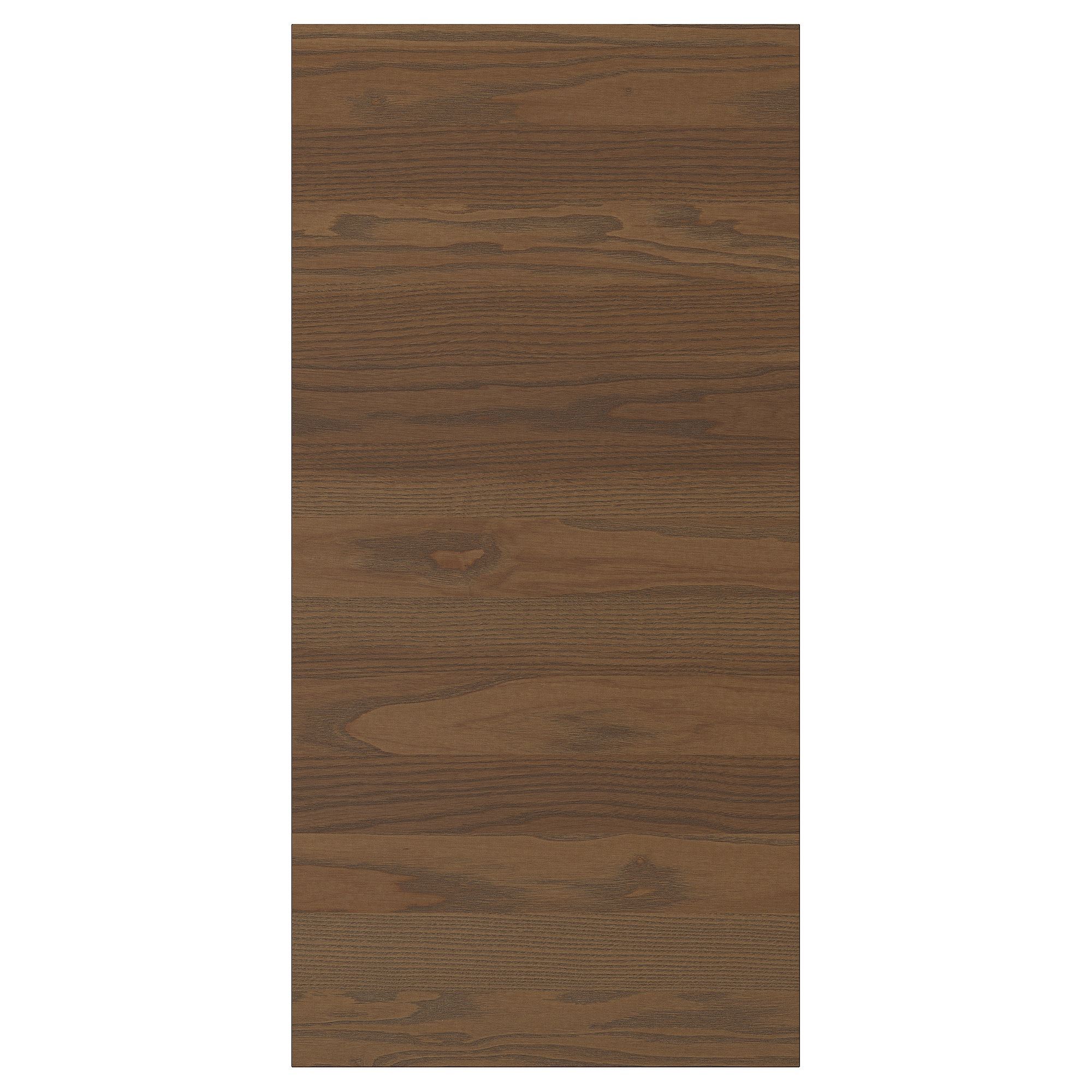 STENSTA dark brown-ash veneer 39x80 cm cover panel - 20560905 | IKEA