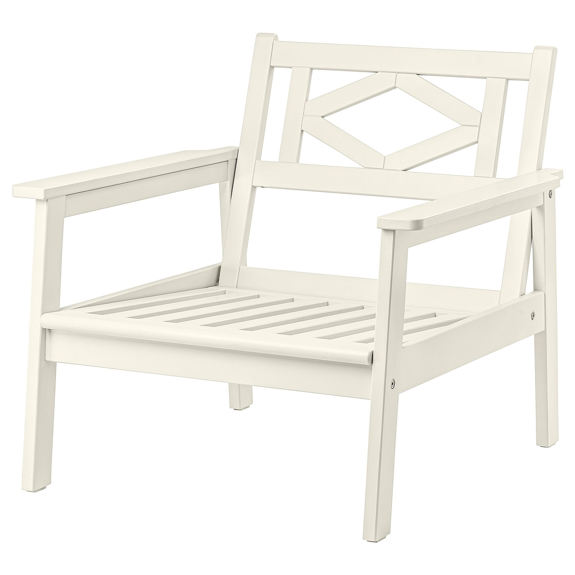 BONDHOLMEN white-beige garden armchair - 60558161 | IKEA
