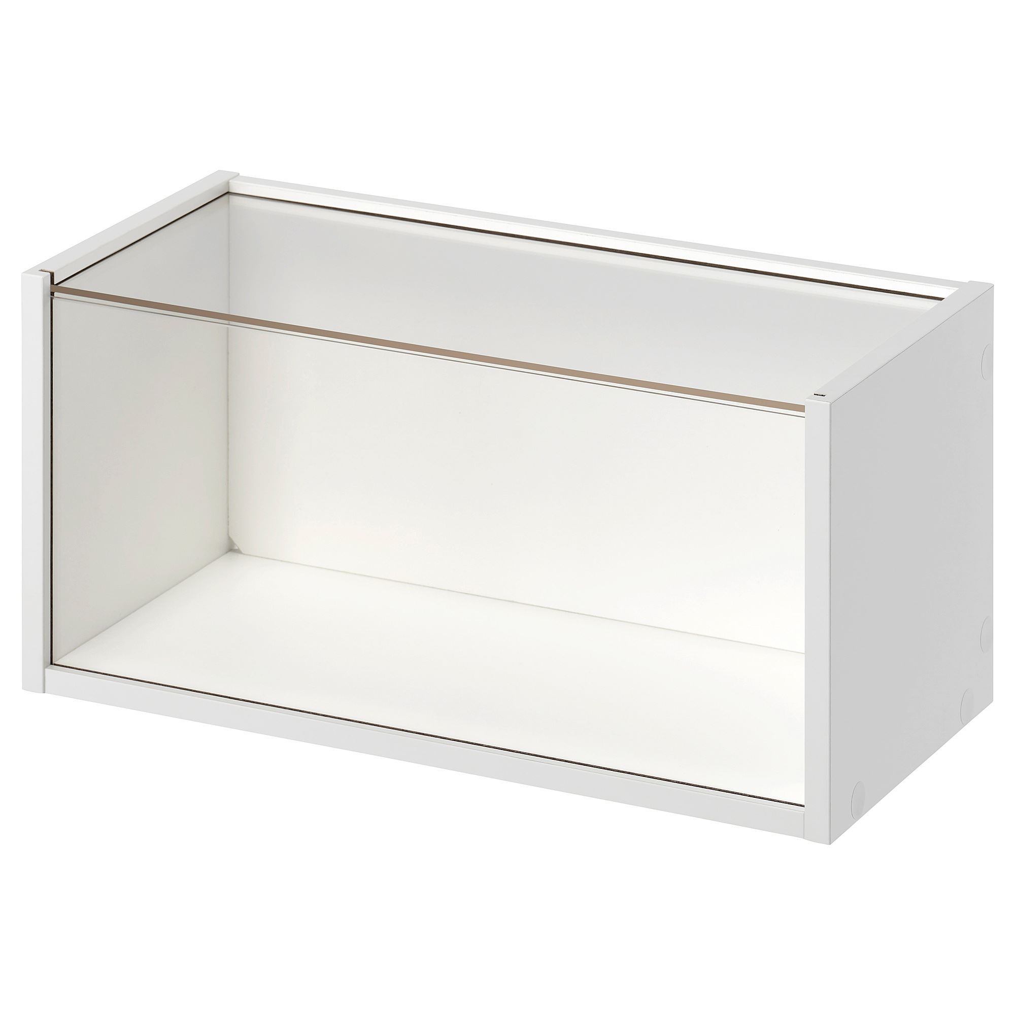 BRANNBOLL white 50x25x25 cm wall-mounted display cabinet - 40586527 | IKEA