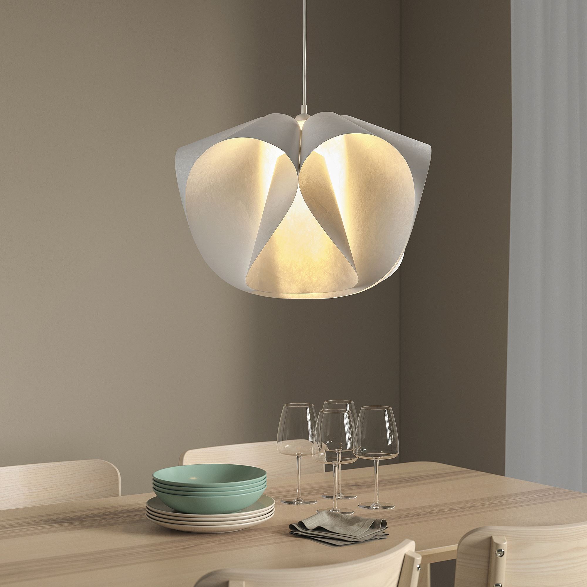 BACKNATE/HEMMA white 50 cm pendant lamp - 19571679 | IKEA