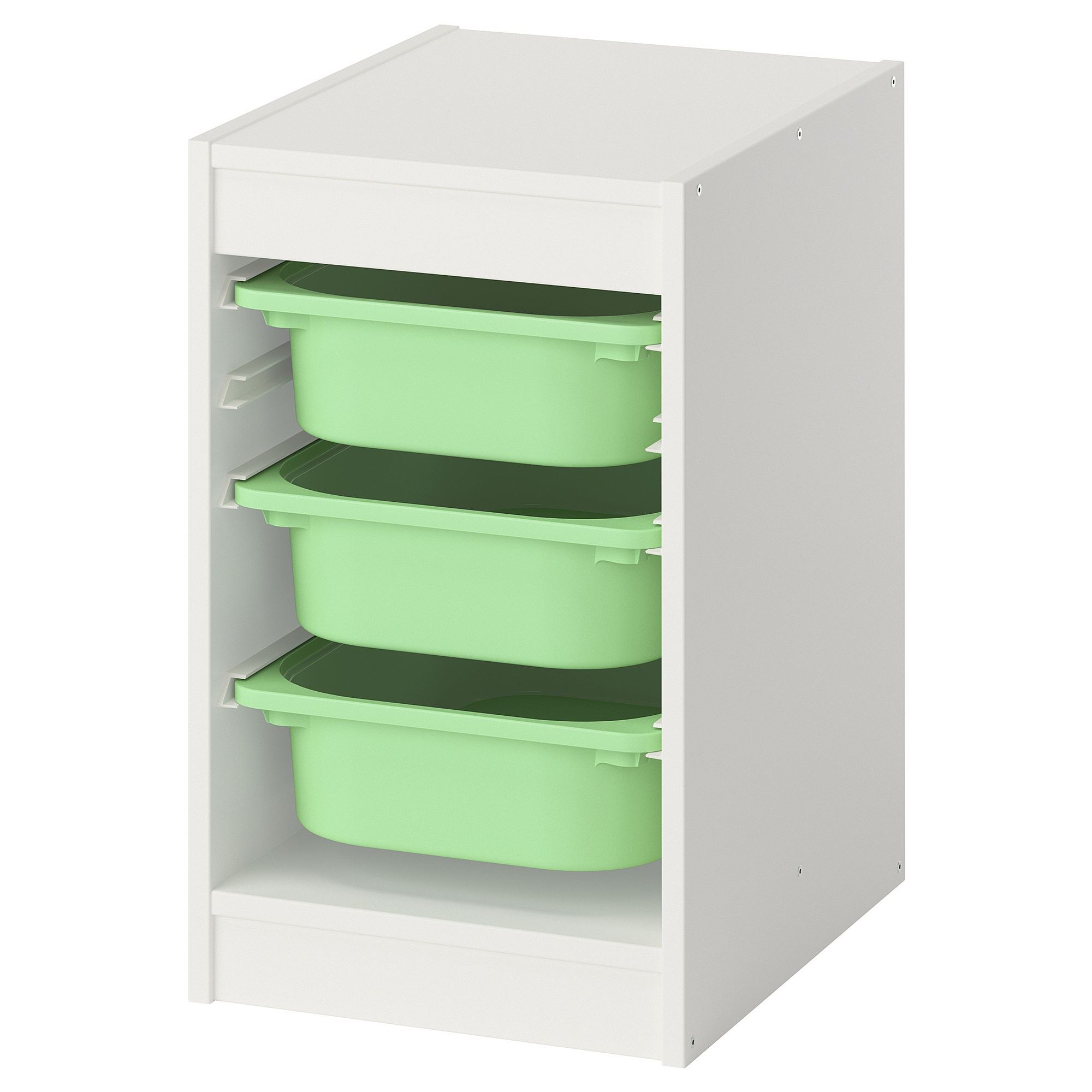 TROFAST white/light green 34x44x56 cm storage-unit - 49573224 | IKEA