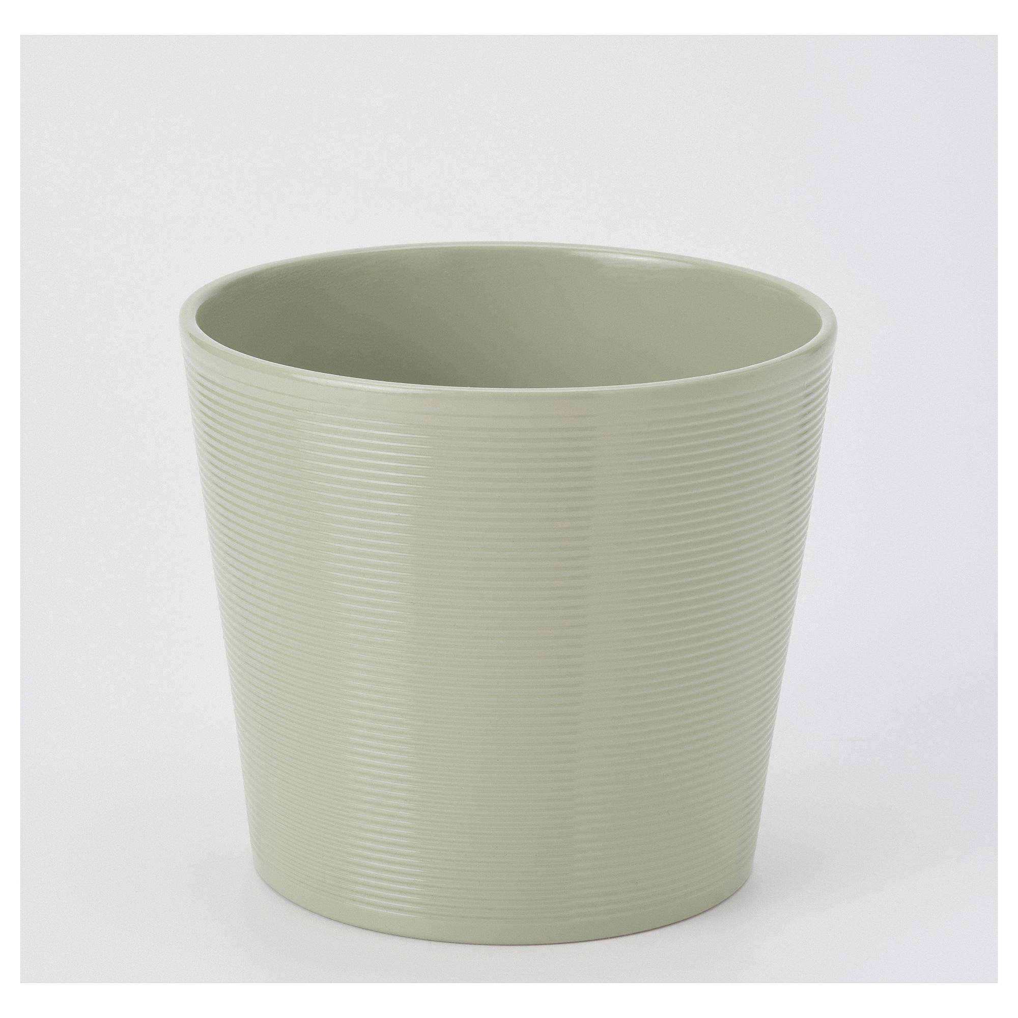 BROKSPIREA light green 15 cm earthenware plant pot - 70586597 | IKEA